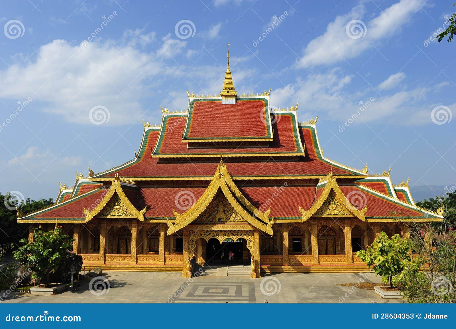 Buddha In Wat Pho Temple Sequential Nicely In Bangkok Royalty-Free ...