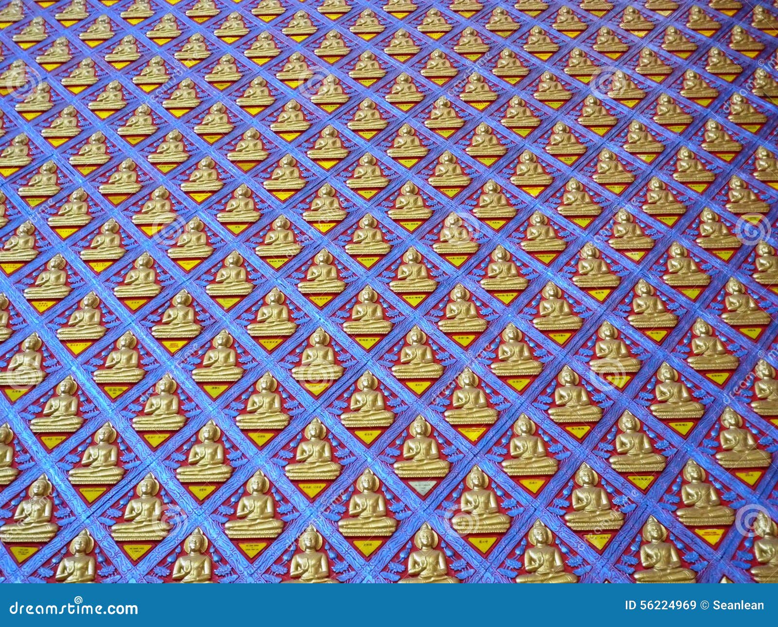 Buddha texture on wall stock image. Image of tile, buddhism - 56224969