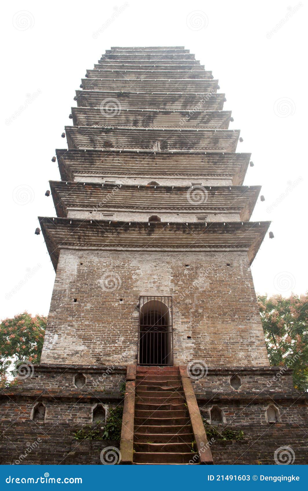 Buddha tower stock image. Image of building, asian, landmark - 21491603
