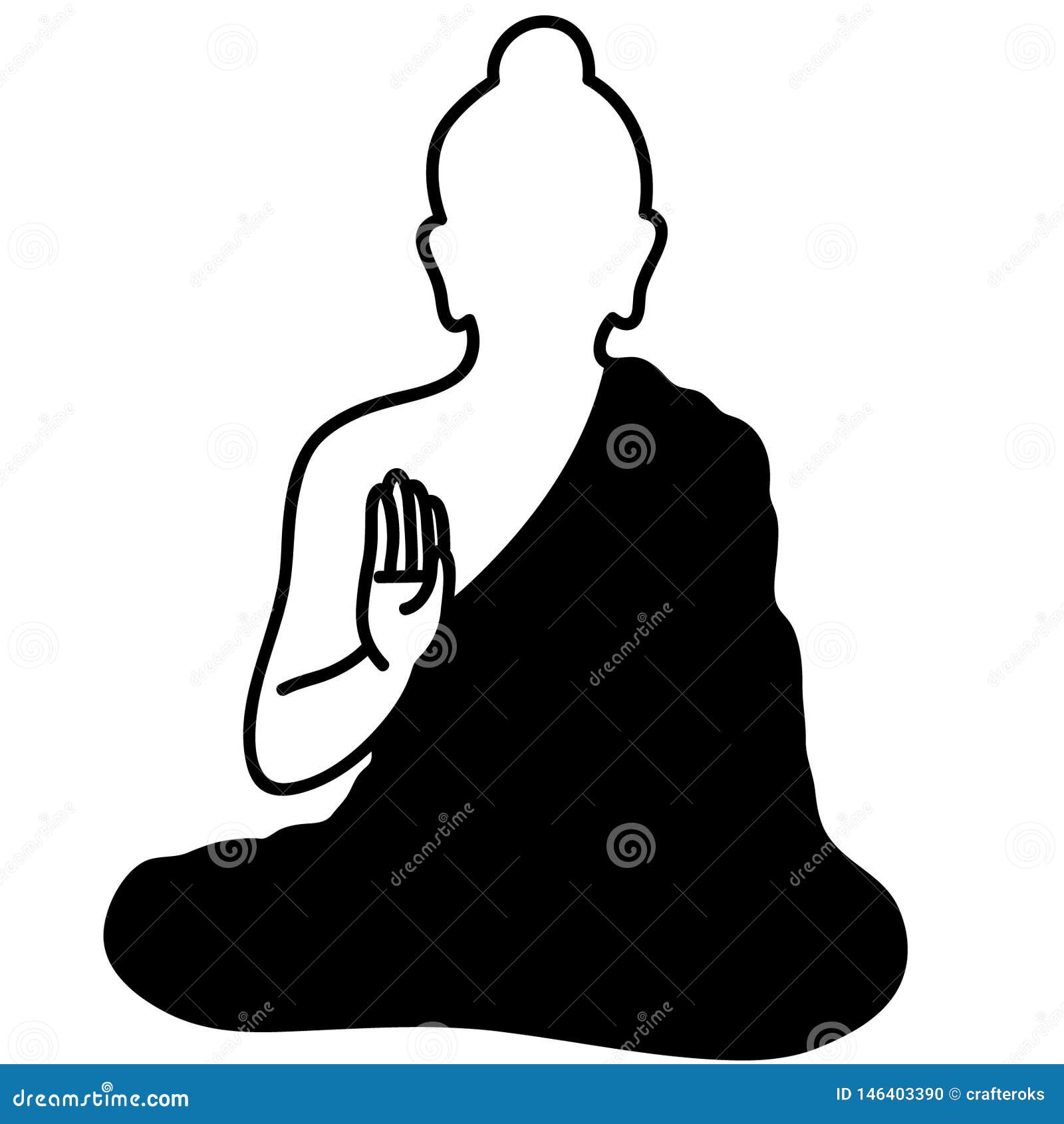 Buddha Vector Eps Illustration by Crafteroks Stock Vector ...