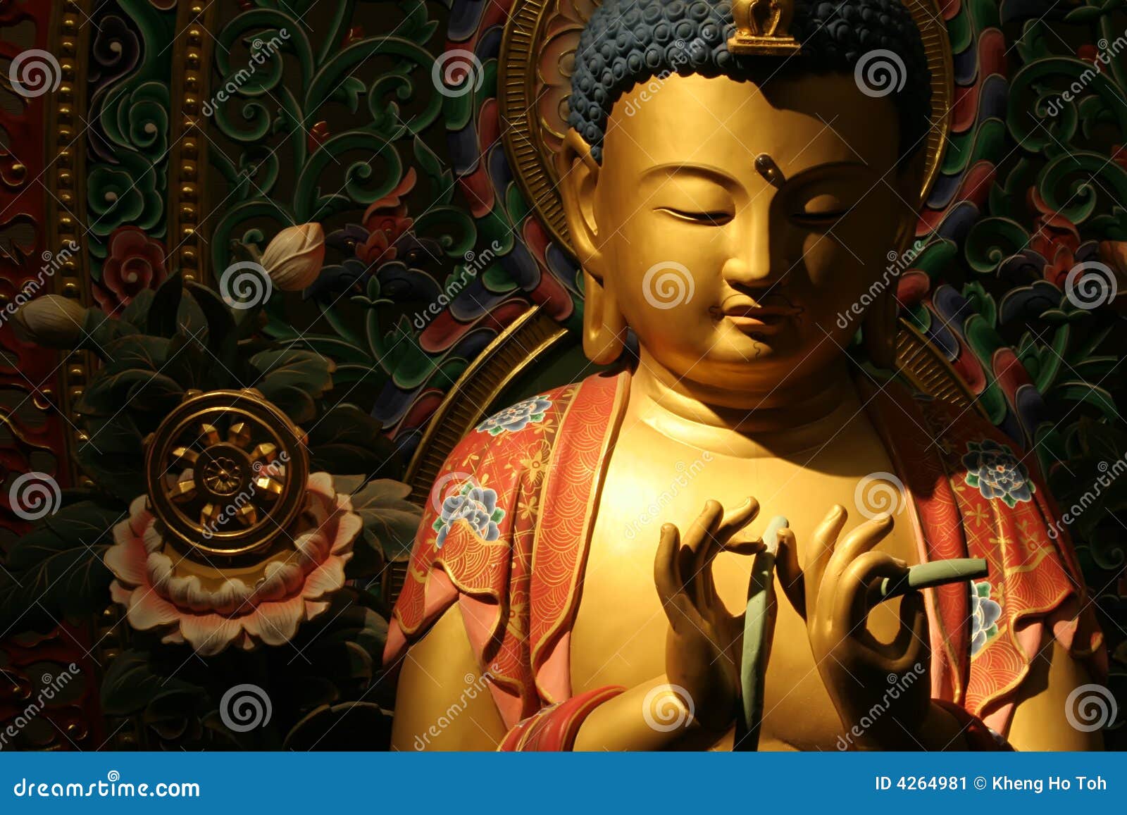 Buddha in a Zen Ambient Surrounding Stock Image - Image of japan ...
