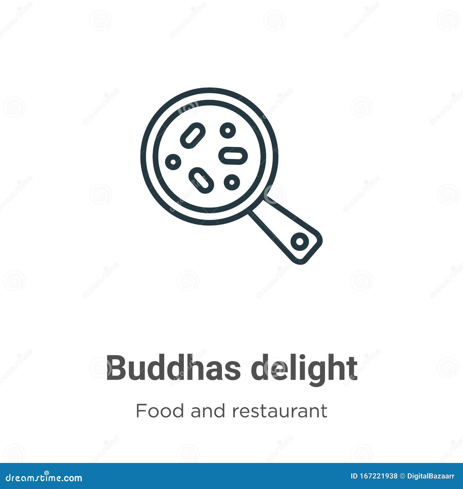 Buddhas Delight Vector Icon On White Background. Flat Vector Buddhas ...