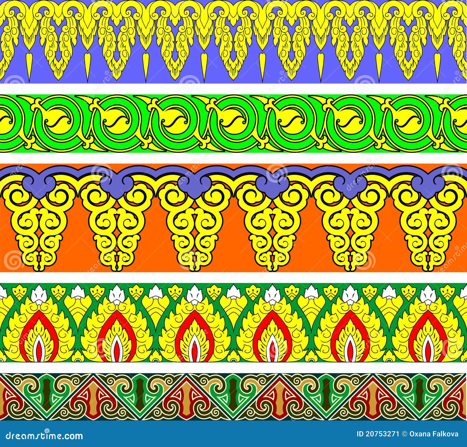 Buddhism ornamental border stock vector. Illustration of ornament ...