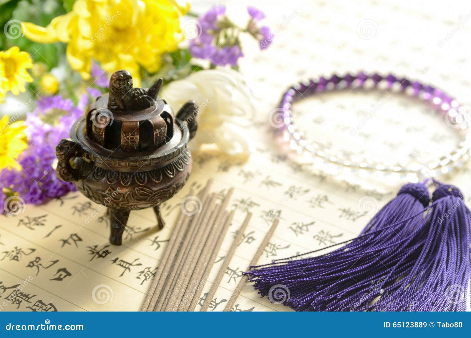 Buddhism Pray with Heart Sutra Stock Image - Image of buddhism, pray ...