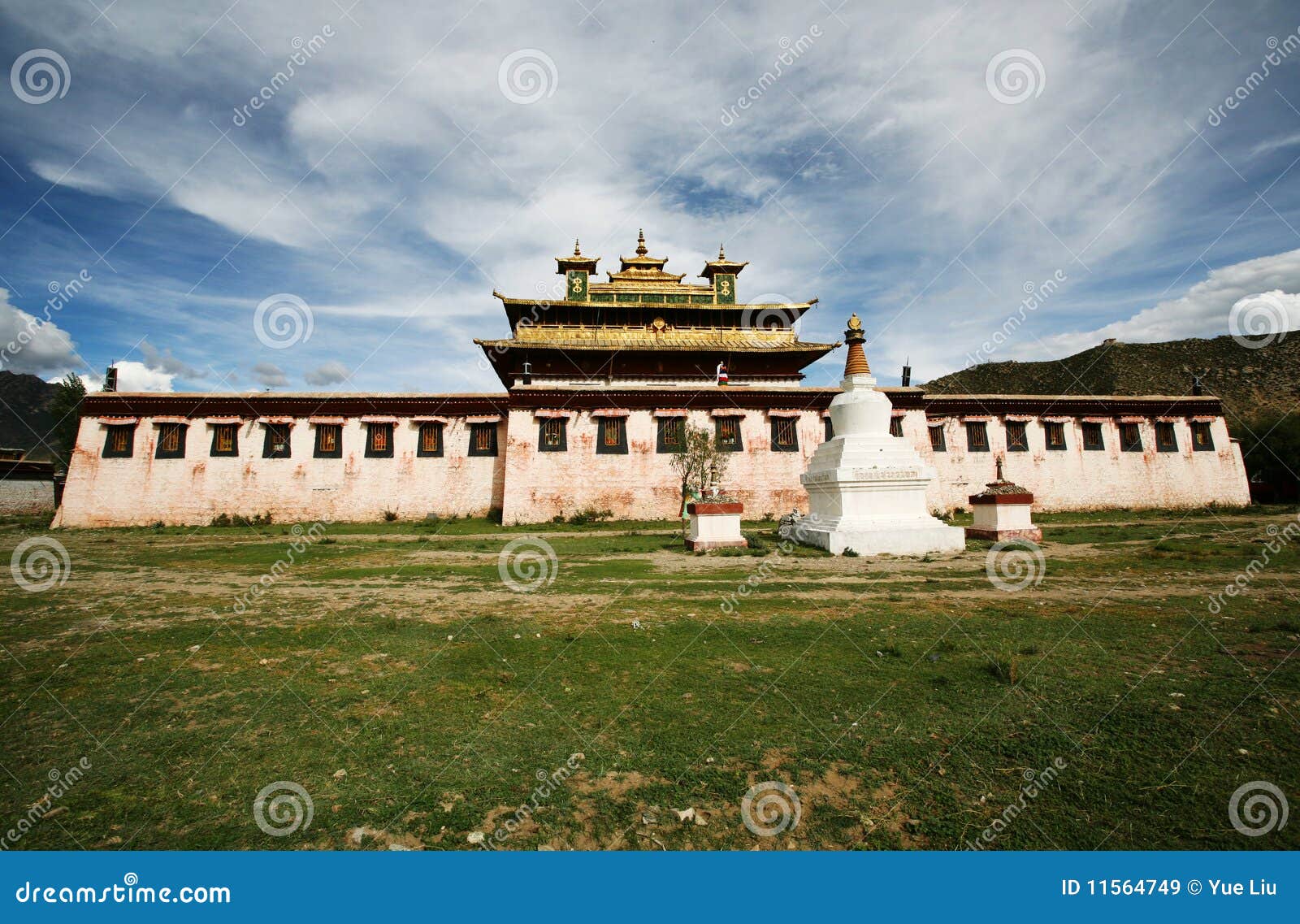 Buddhism Samye Monastery in Tibet Stock Image - Image of architecture ...