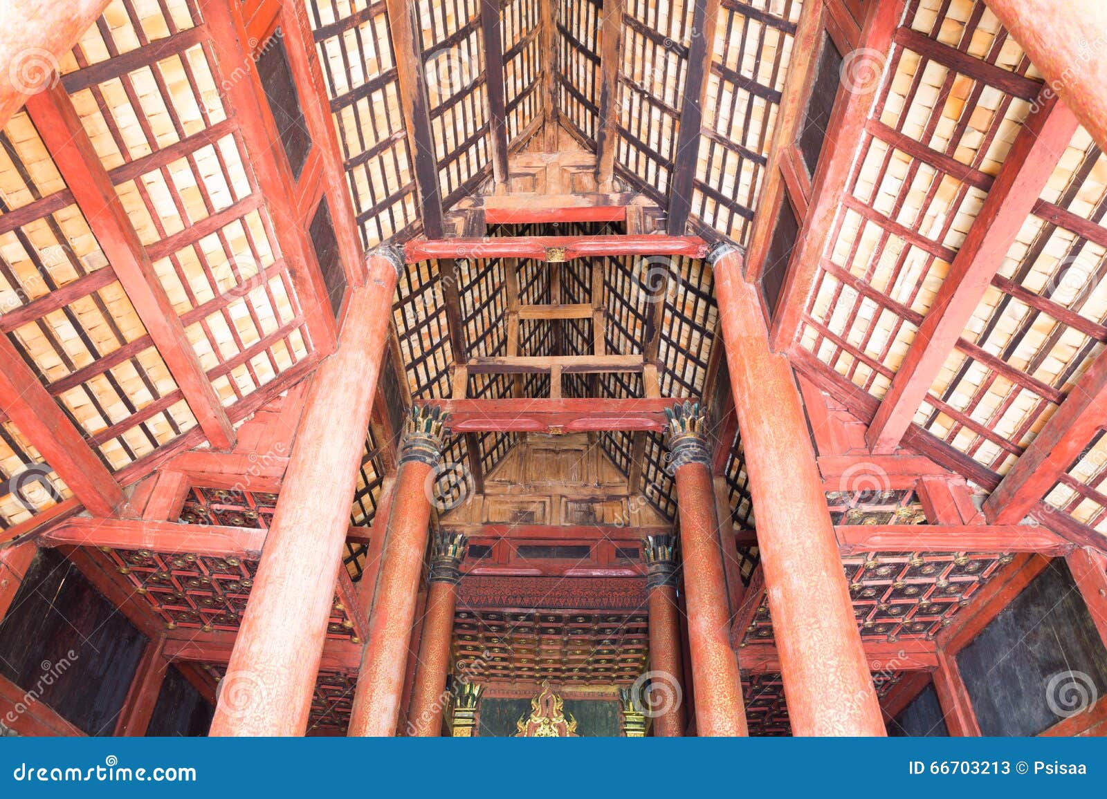 Buddhism temple ceiling stock image. Image of religion - 66703213