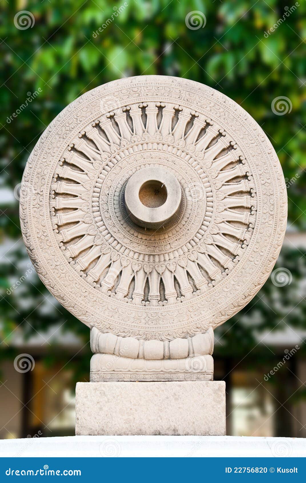Buddhism wheel stock photo. Image of summer, decoration - 22756820