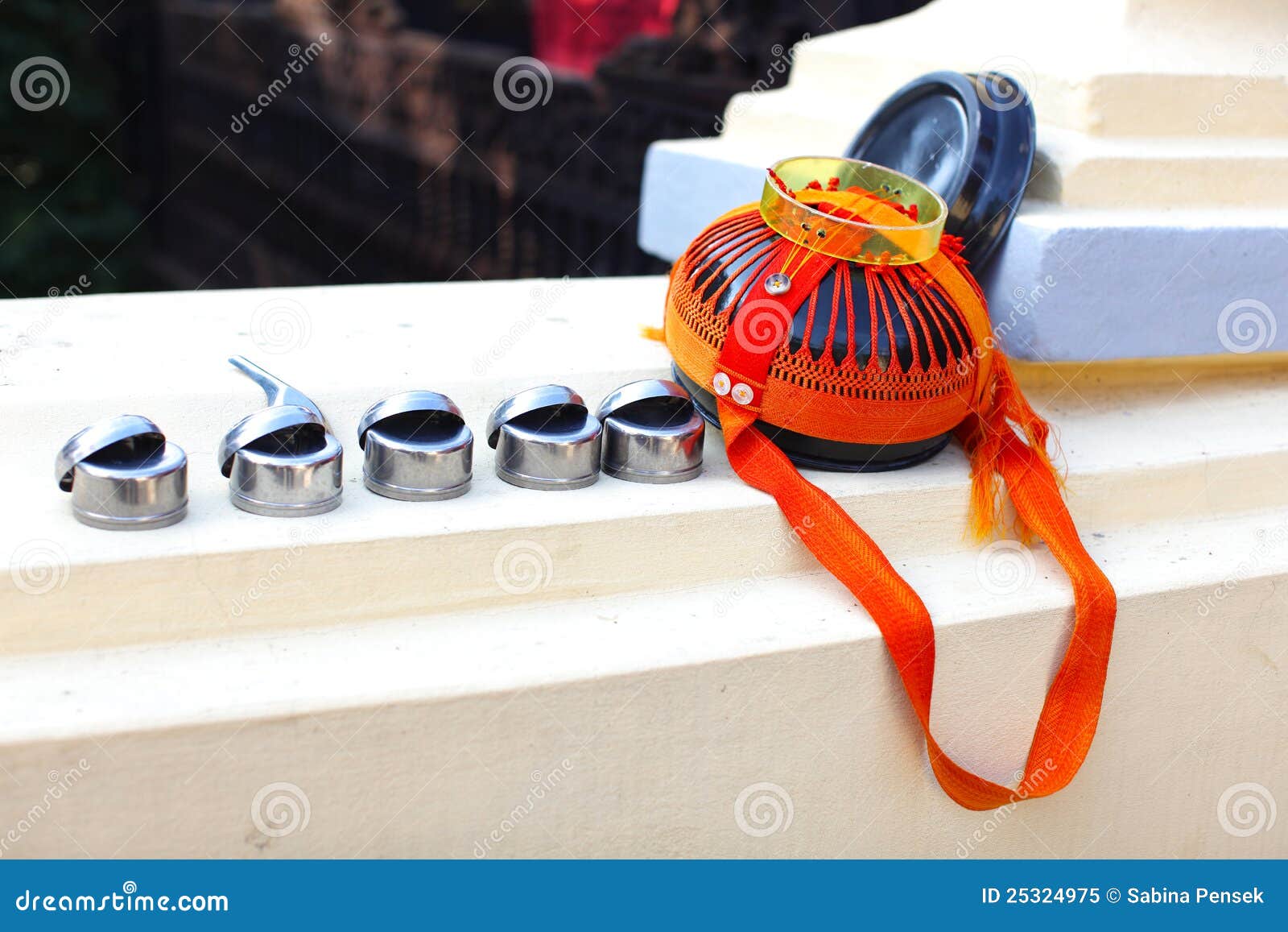 Buddhist Alms Bowl with Rice Cups Stock Image - Image of myanmar ...