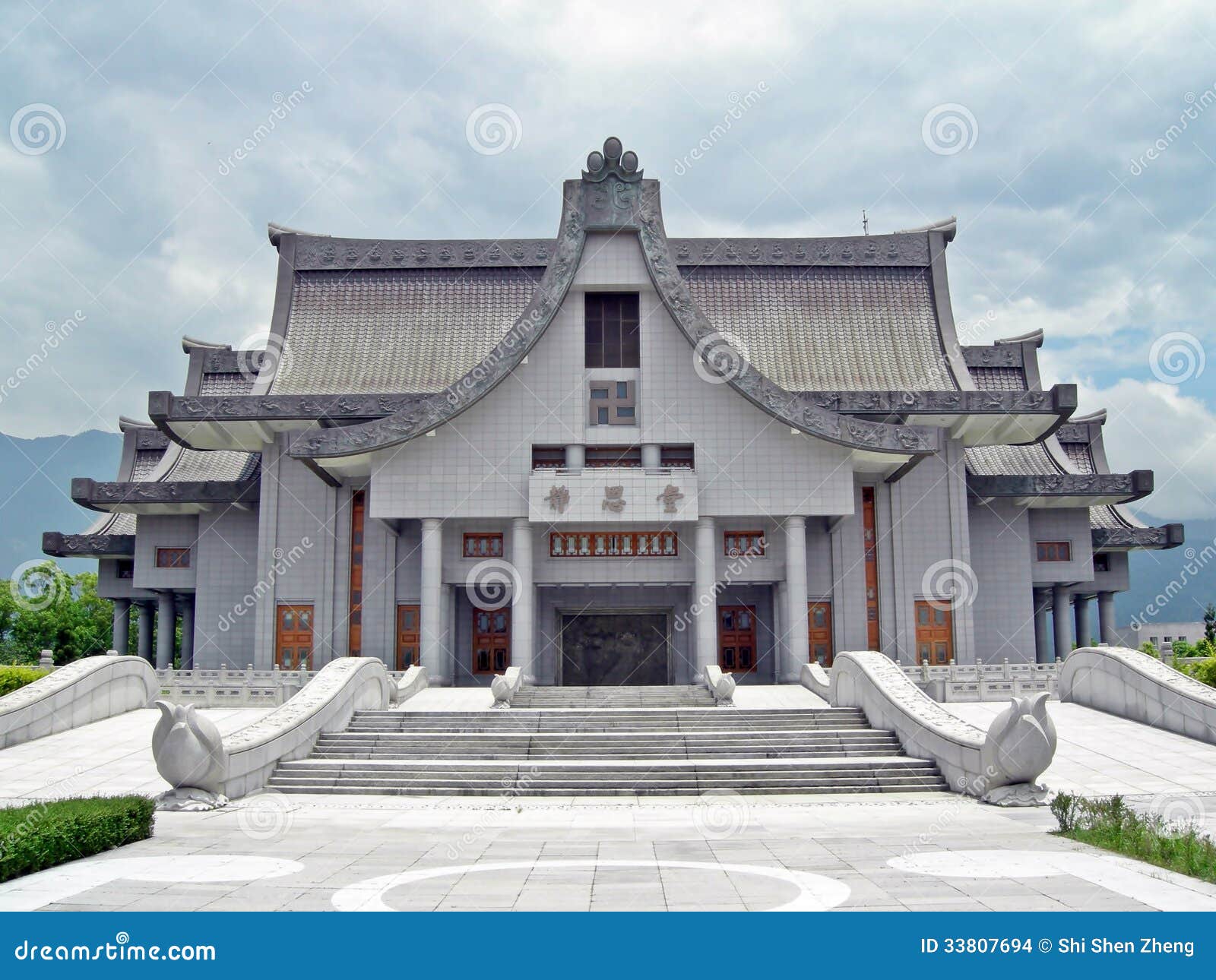 Buddhist Architecture Facade of the Building Stock Photo - Image of ...
