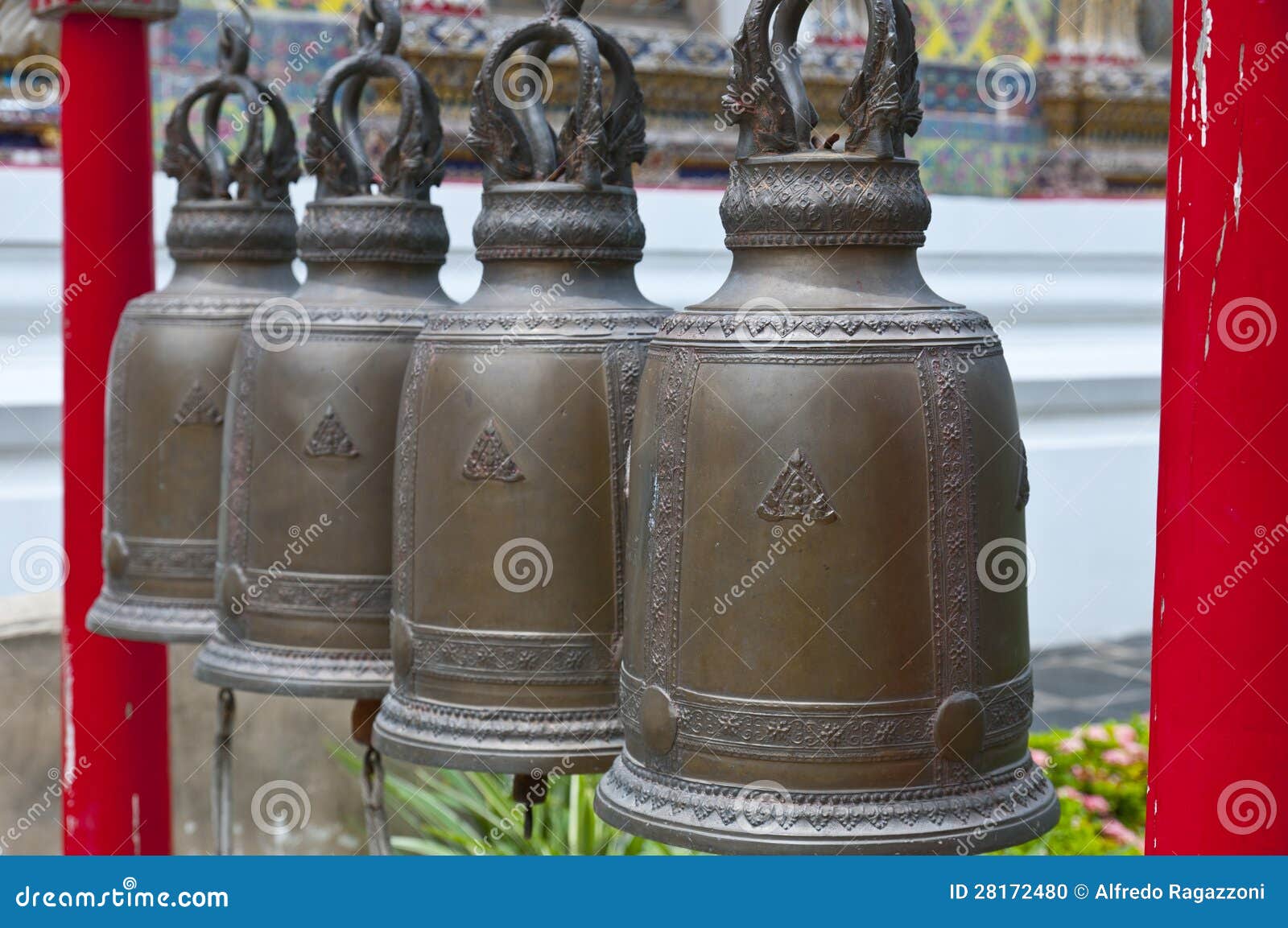 Buddhist bells stock photo. Image of religious, bell - 28172480