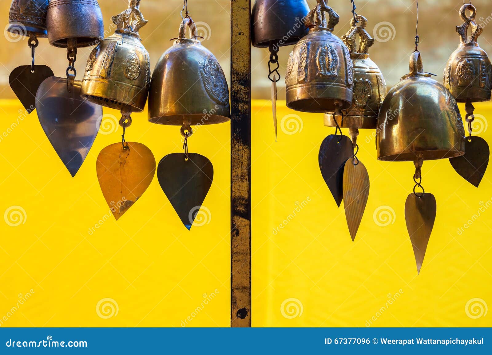 Buddhist Bells stock photo. Image of buddhist, peace - 67377096