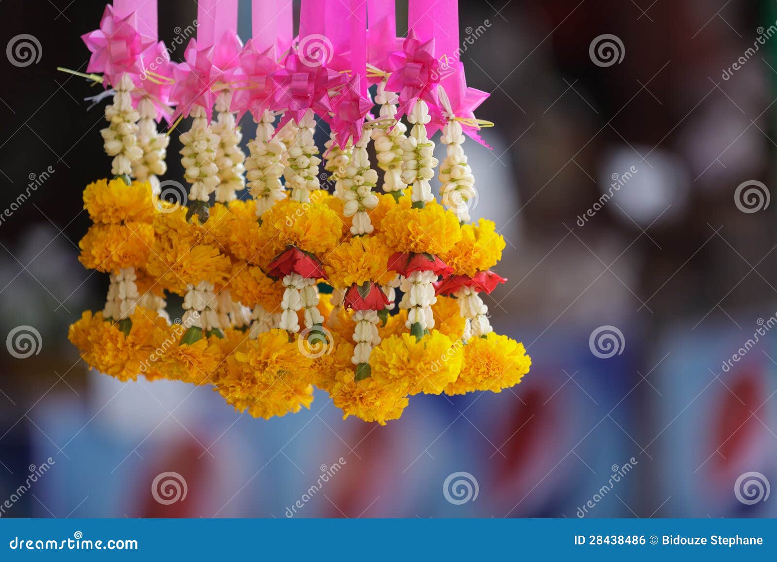Buddhist flowers offering stock photo. Image of decoration - 28438486