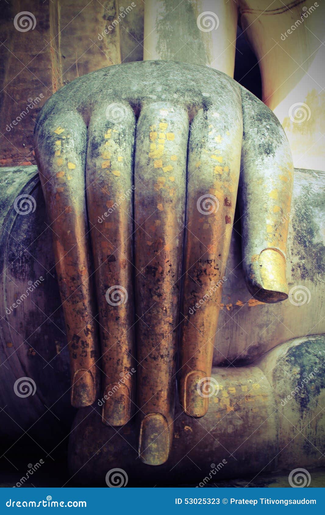 Buddhist hand statue stock image. Image of abstract, hand - 53025323