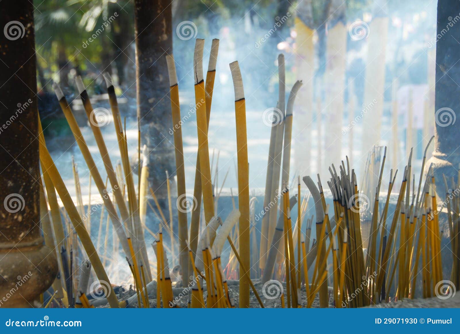 Buddhist Incense sticks stock photo. Image of smoking - 29071930