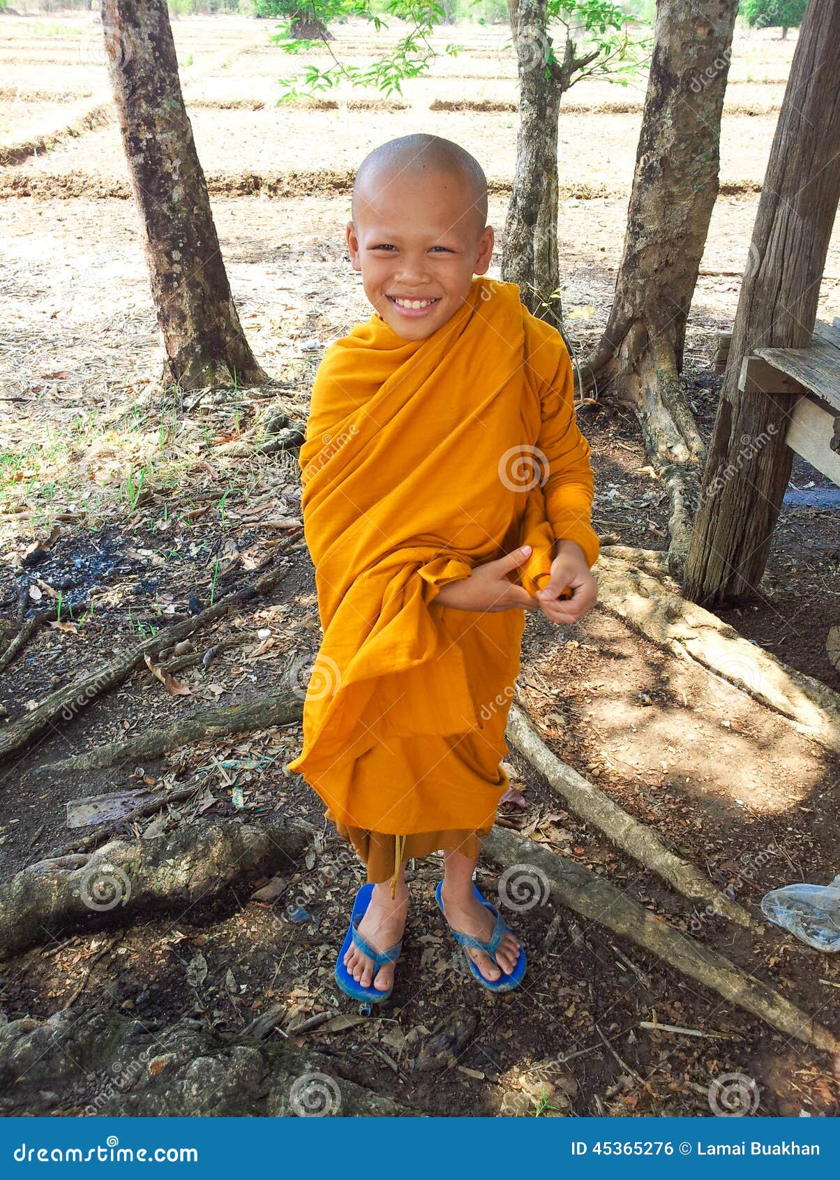 Buddhist little monk editorial photo. Image of little - 45365276
