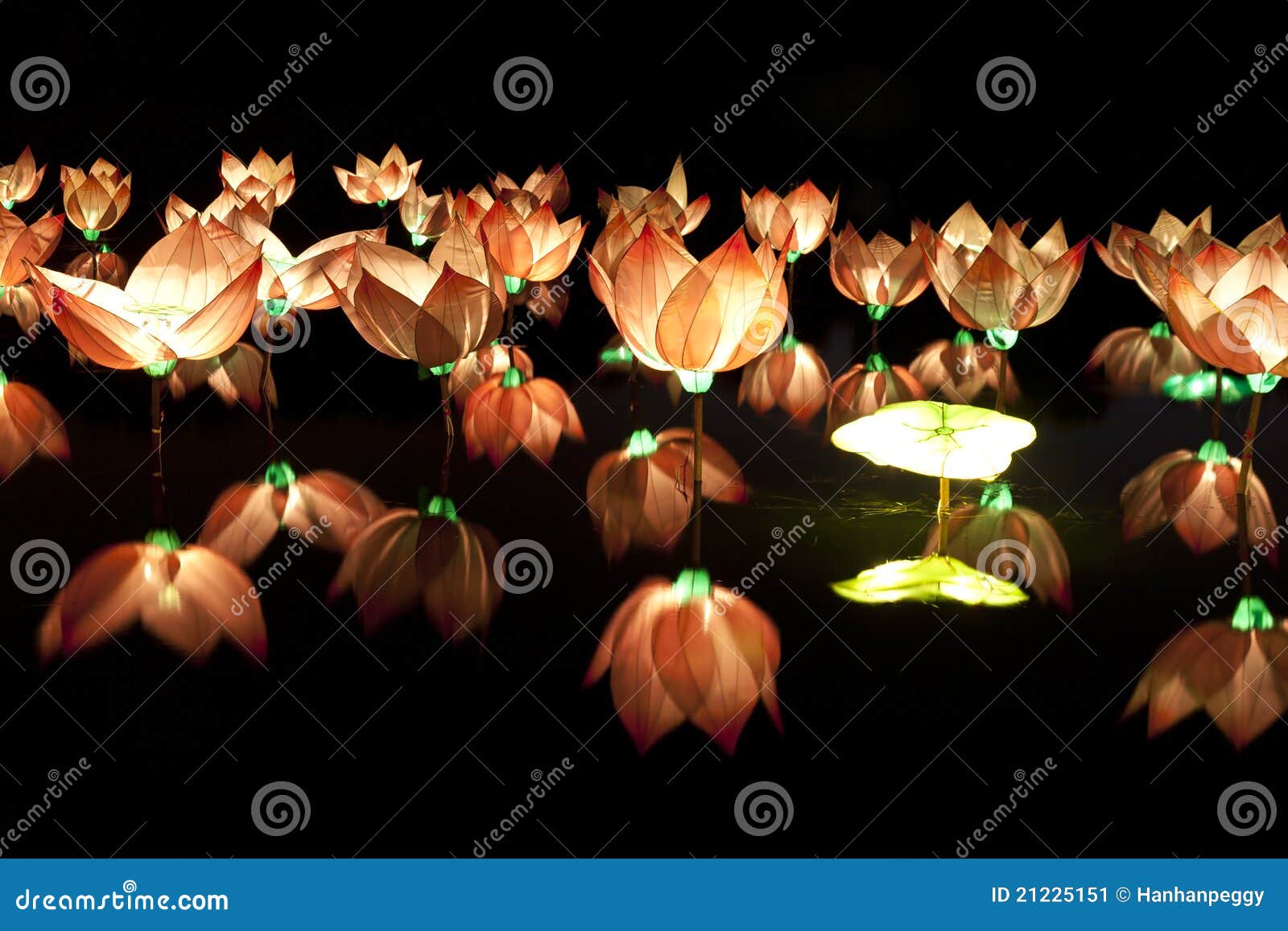 Buddhist lotus lantern stock image. Image of lantern - 21225151