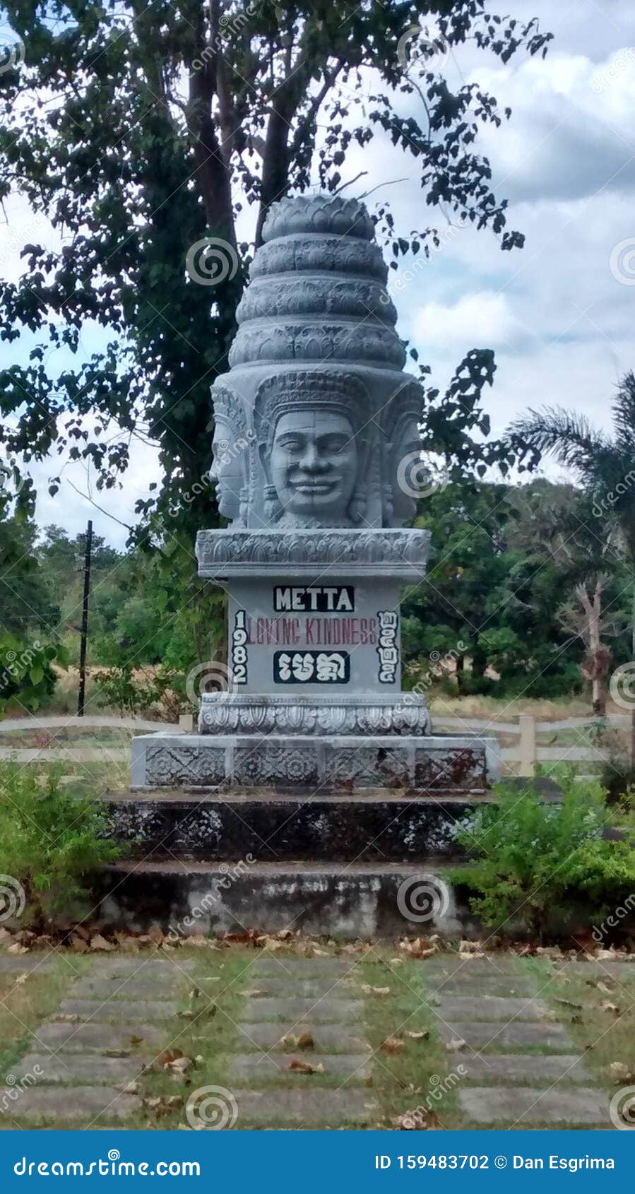 Buddhist Metta Monument in Bataan Philipines Stock Photo - Image of ...