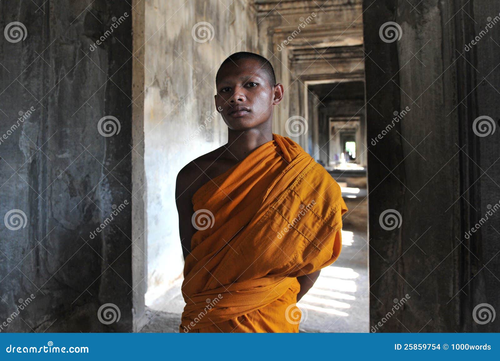 Buddhist Monk editorial stock image. Image of historic - 25859754
