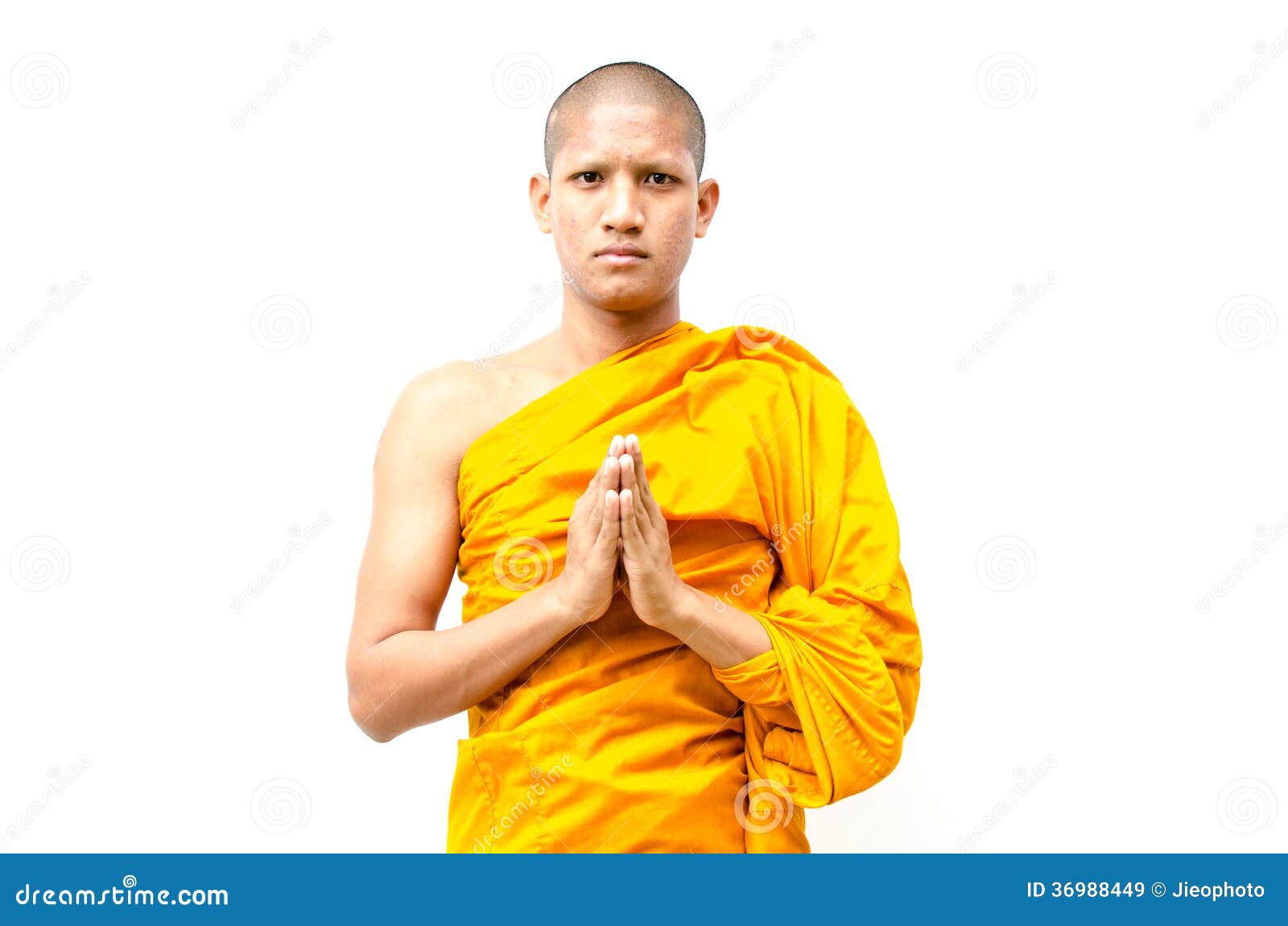 Buddhist Monk, Buddhist Monk Give a Sermon To Peop Stock Image - Image ...