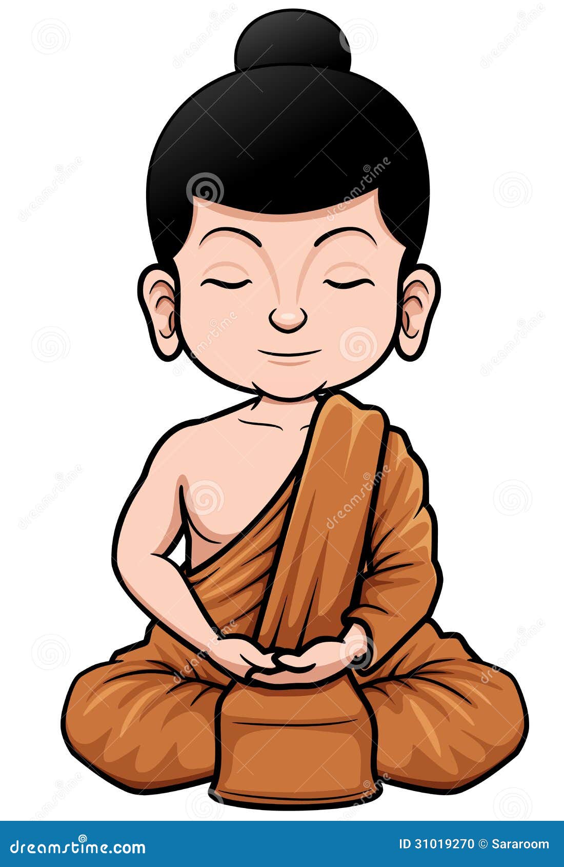 Buddhist Monk Cartoon Vector Illustration | CartoonDealer.com #31019270 Buddhist Monk Cartoon Vector Illustration | CartoonDealer.com #31019270