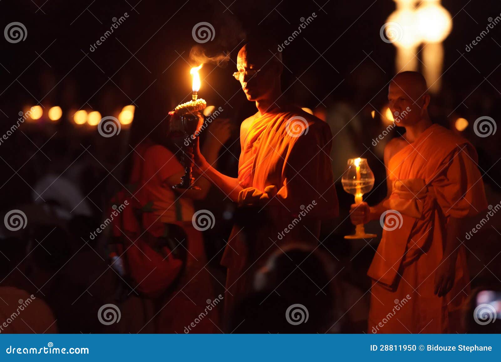 Buddhist monk ceremony editorial image. Image of holiday - 28811950