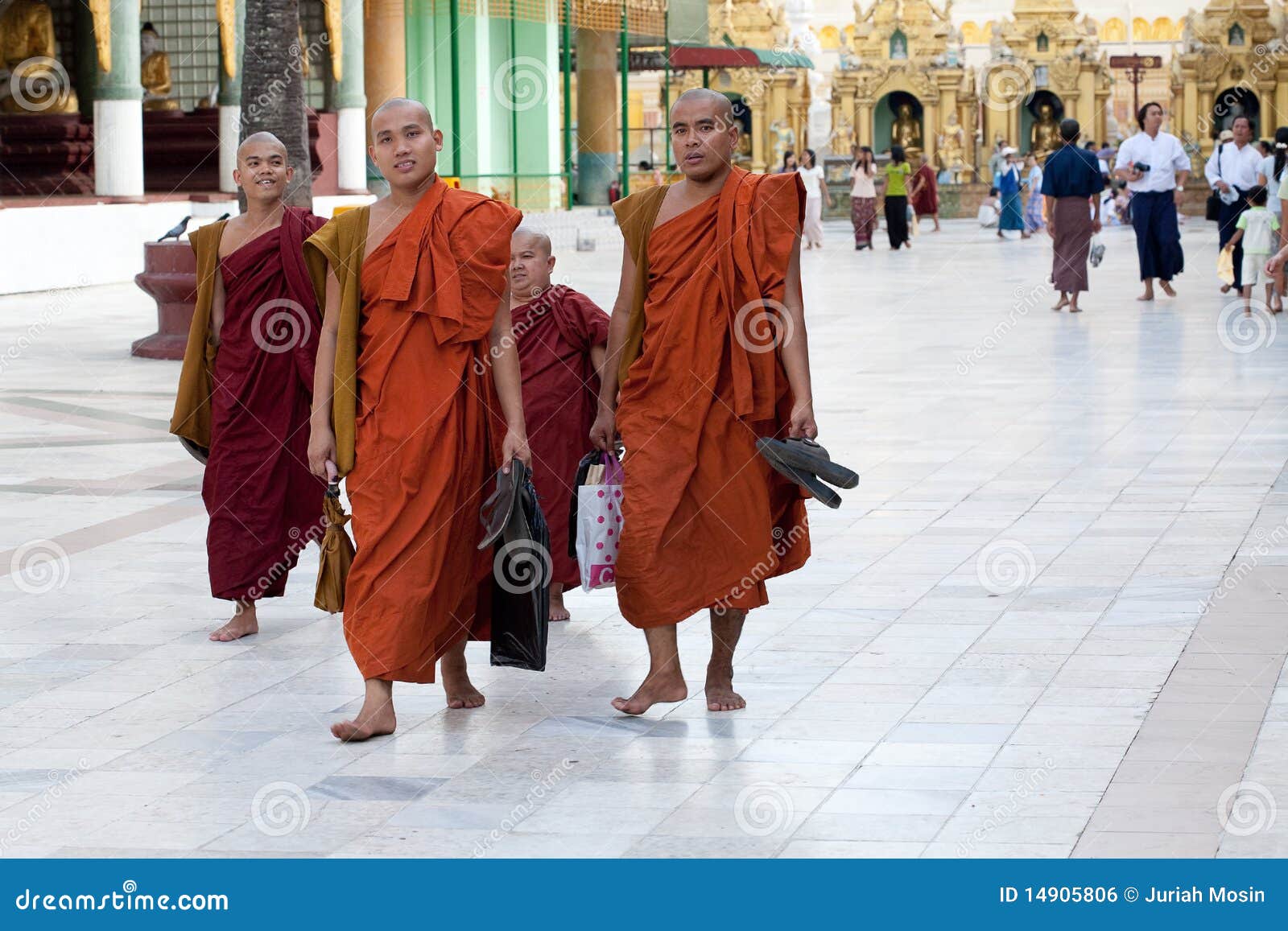 Buddhist Monk at the Full Moon Festival Editorial Photo - Image of icon ...
