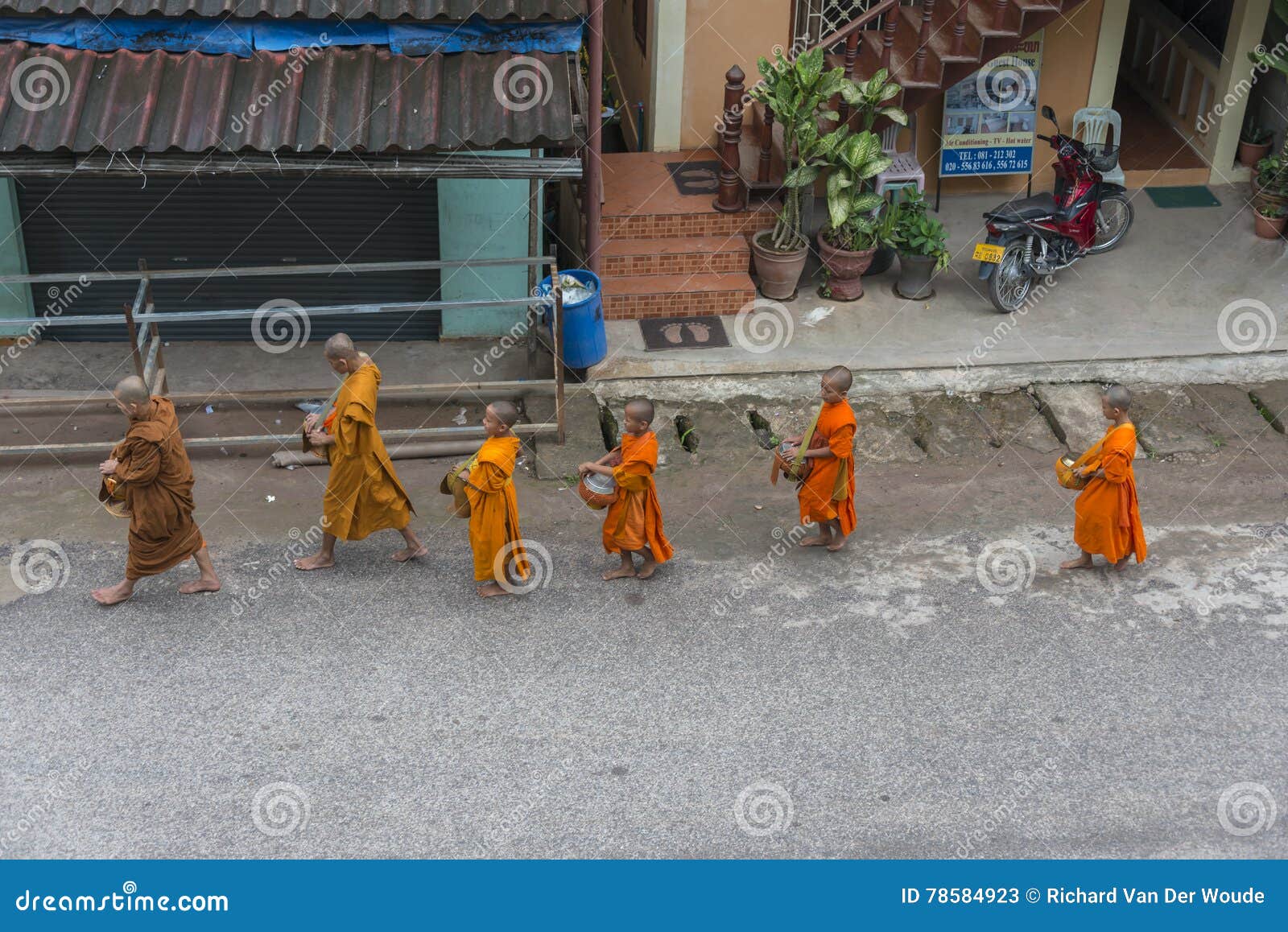 Buddhist monk getting alms editorial stock photo. Image of ... Buddhist monk getting alms editorial stock photo. Image of ...