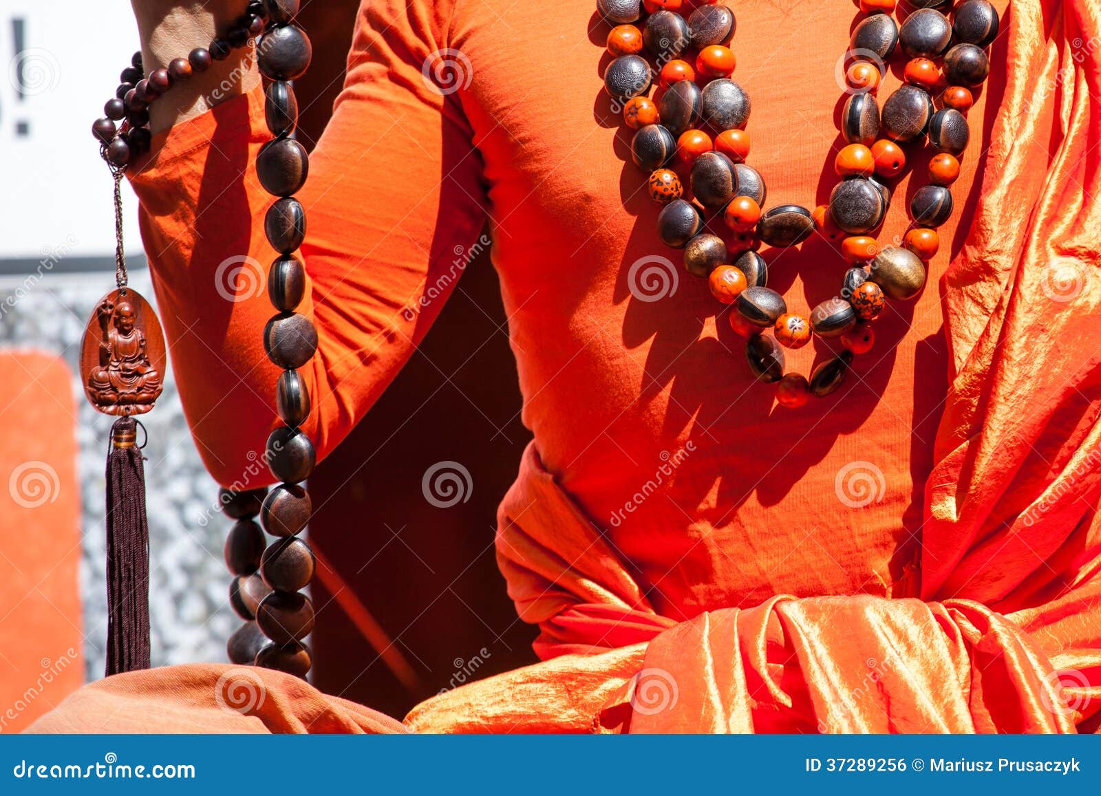 Buddhist Monk Hand Detail, the Monk in Praying. Stock Photo - Image of ...