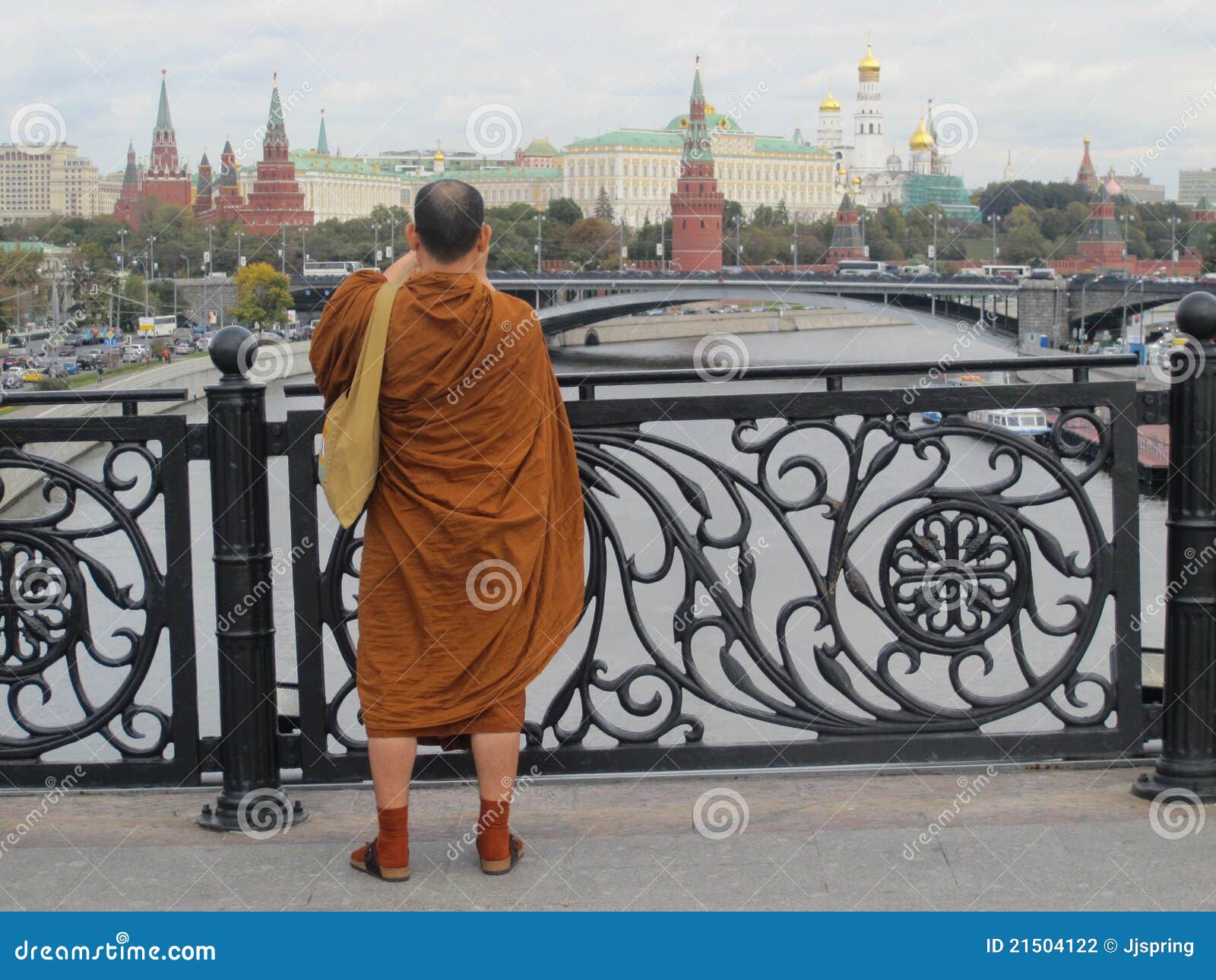 Buddhist Monk Travelling in Russia Editorial Photography - Image of ...