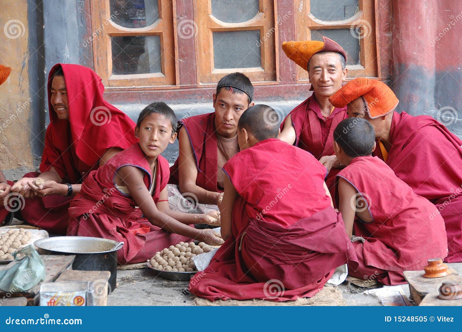 Buddhist monks editorial image. Image of asia, monks - 15248505