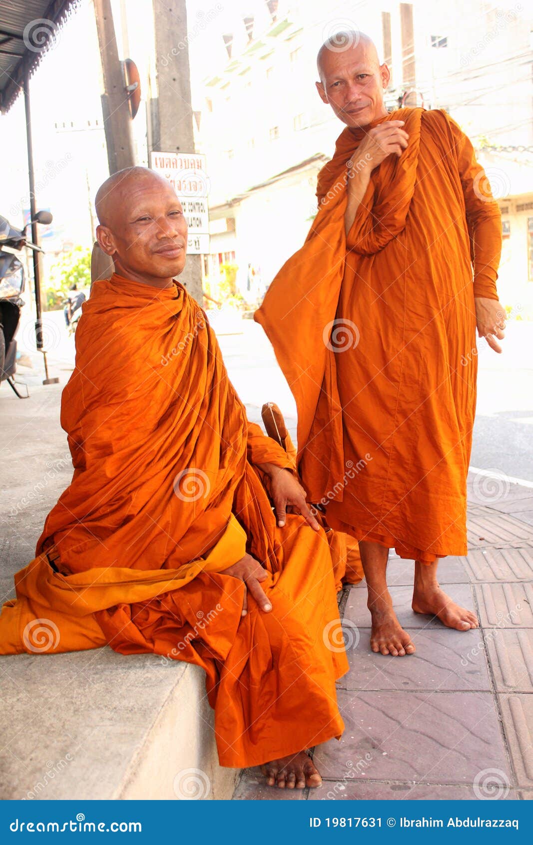 Buddhist Monks in Thailand editorial photo. Image of religion - 19817631