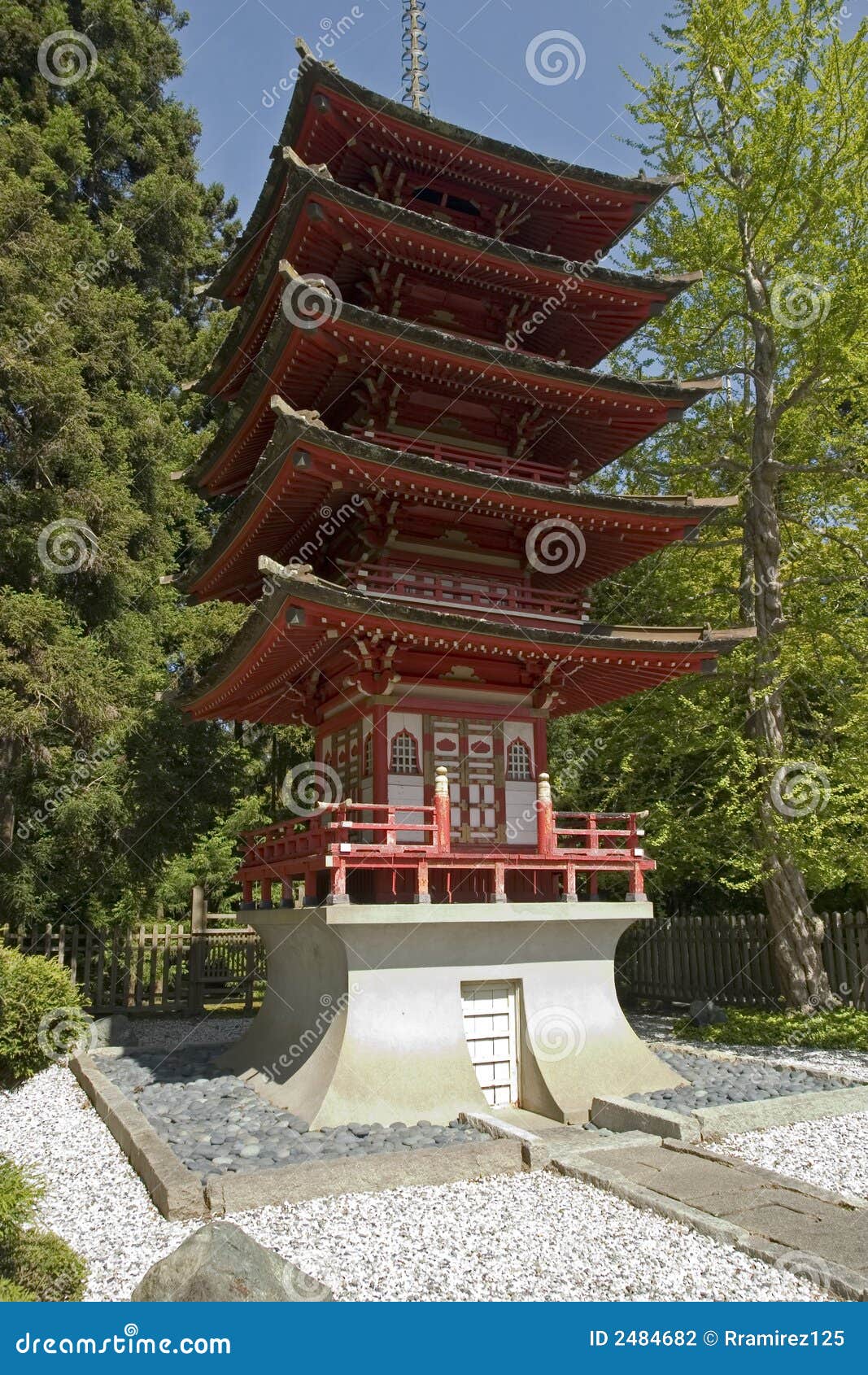 The Buddhist pagoda stock photo. Image of japanese, plant - 2484682