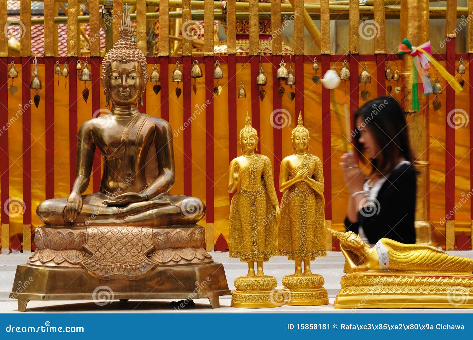 Buddhist prayer editorial photo. Image of chedi, architecture - 15858181