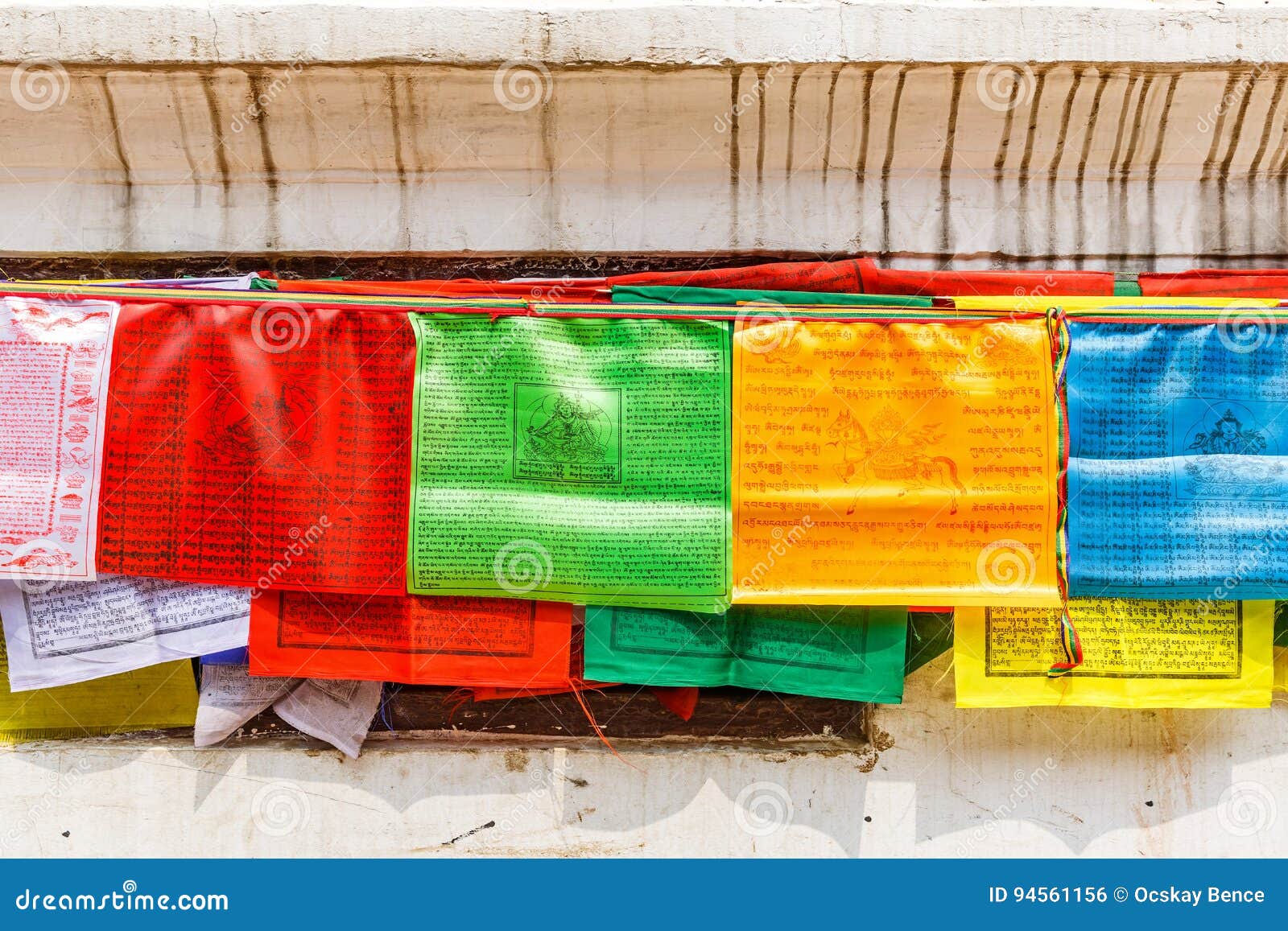 Buddhist Prayer Flags stock photo. Image of asia, buddhist - 94561156