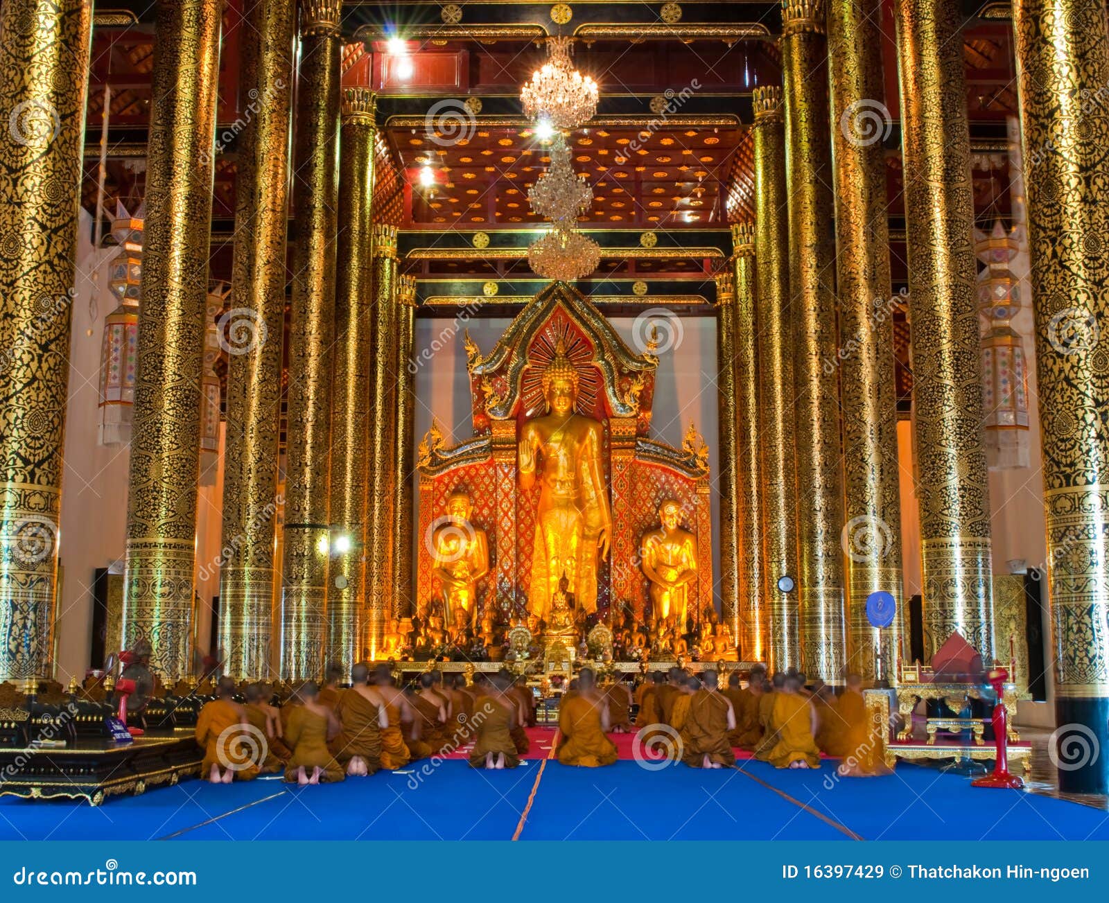 Buddhist Priest stock image. Image of face, portrait - 16397429