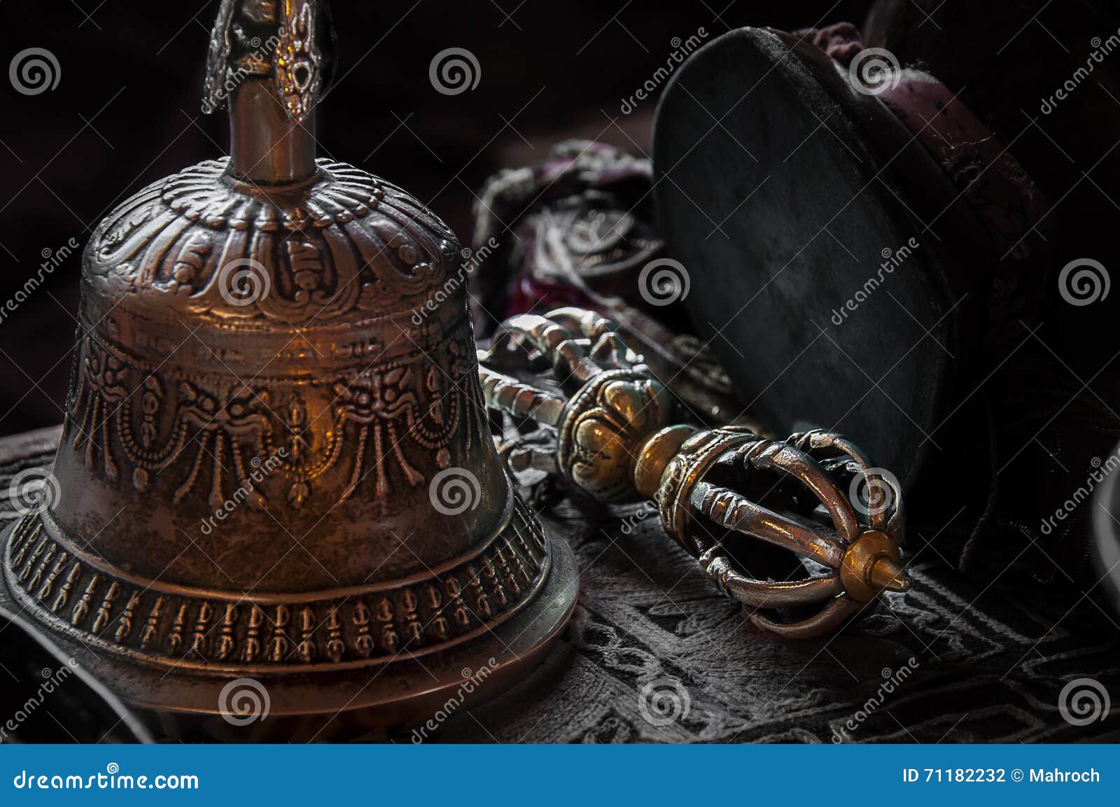 Vajra Dorje Buddhist Symbol Buddhist Artifact Royalty-Free Stock ...