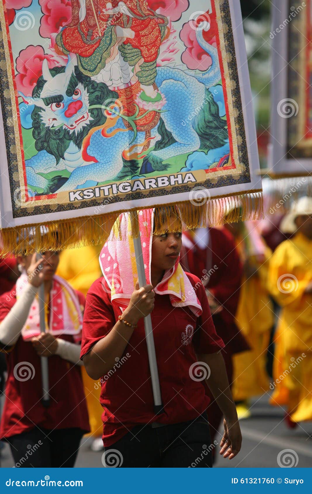 Buddhist ritual editorial image. Image of street, temple - 61321760
