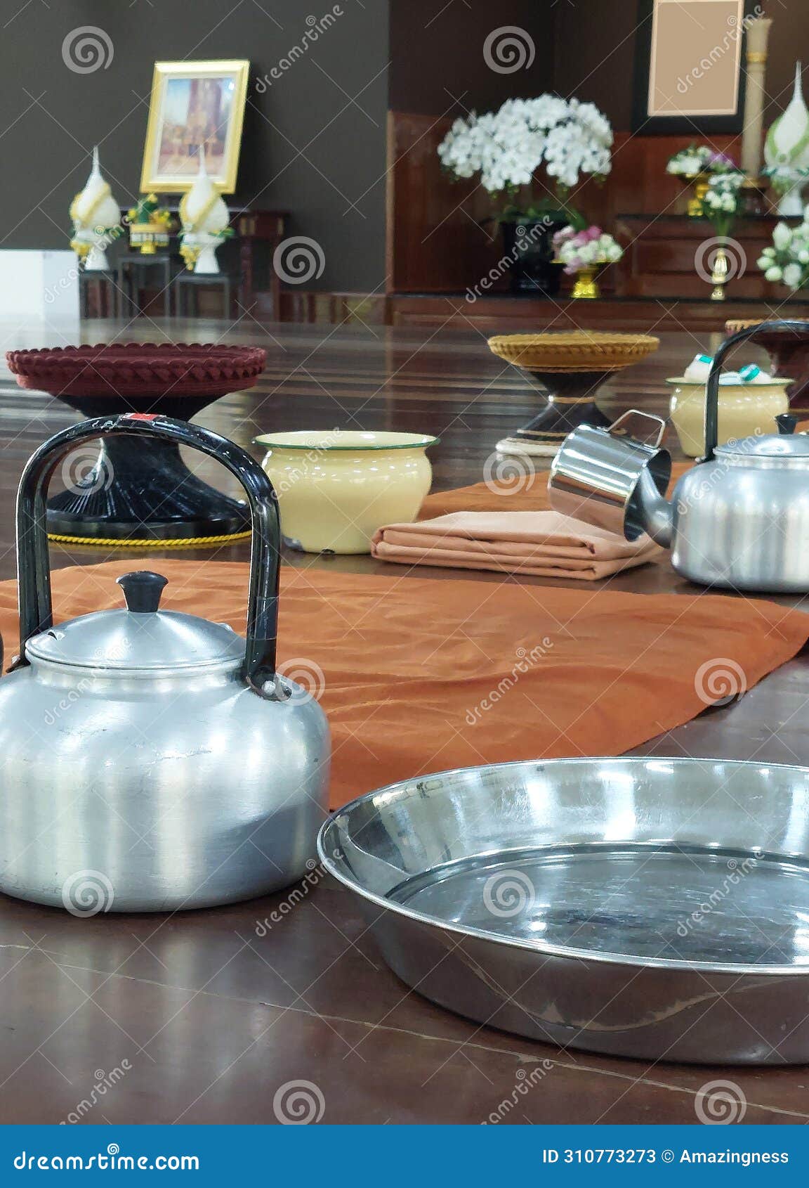 Essential Items for Buddhist Monks in a Thai Temple. Stock Image ... Essential Items for Buddhist Monks in a Thai Temple. Stock Image ...