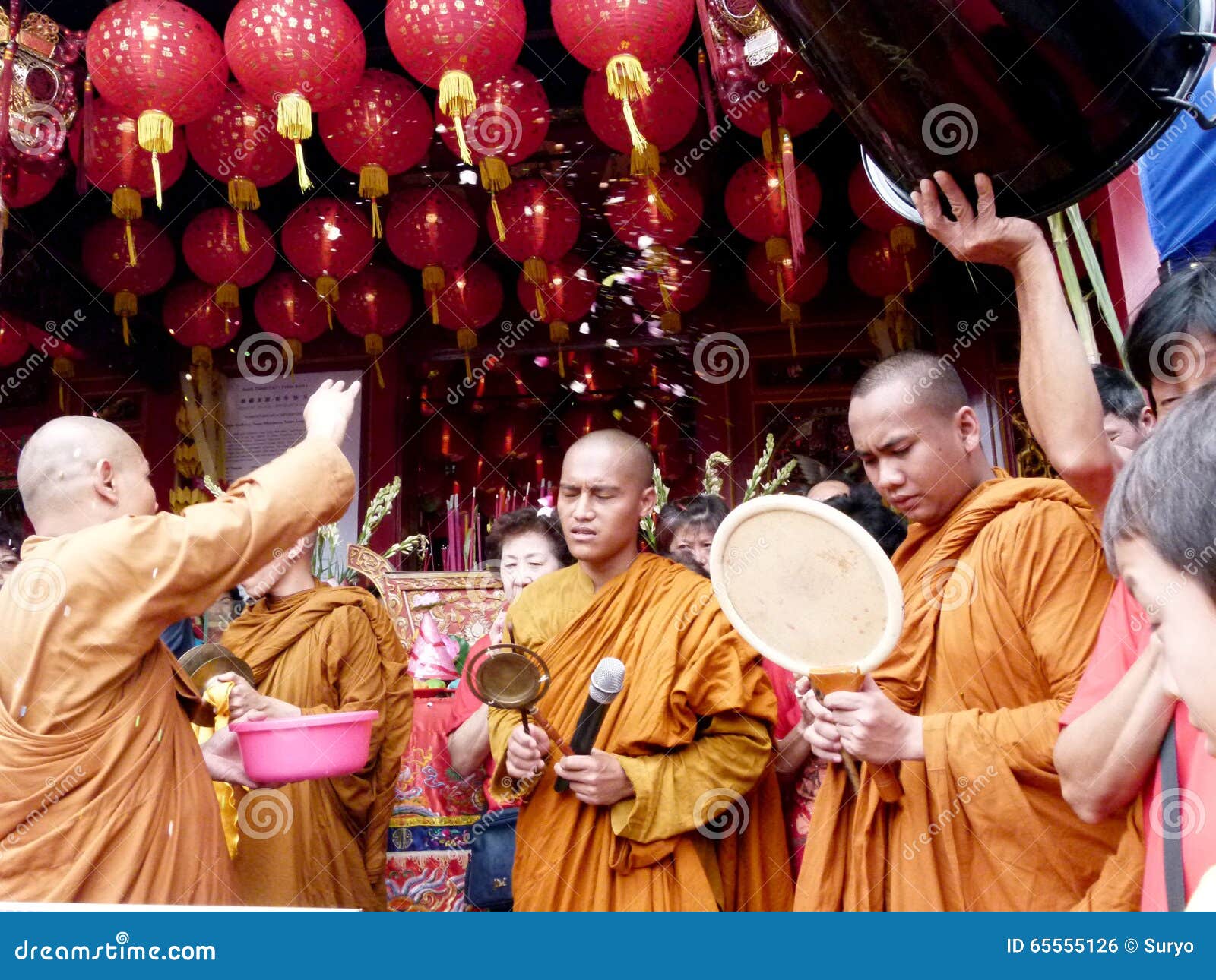 Buddhist ritual editorial photo. Image of indonesia, buddhist - 65555126