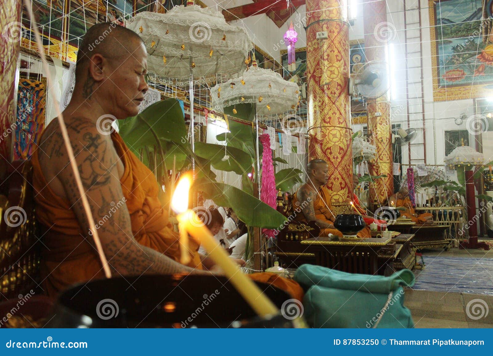 Buddhist rituals editorial image. Image of faith, greet - 87853250