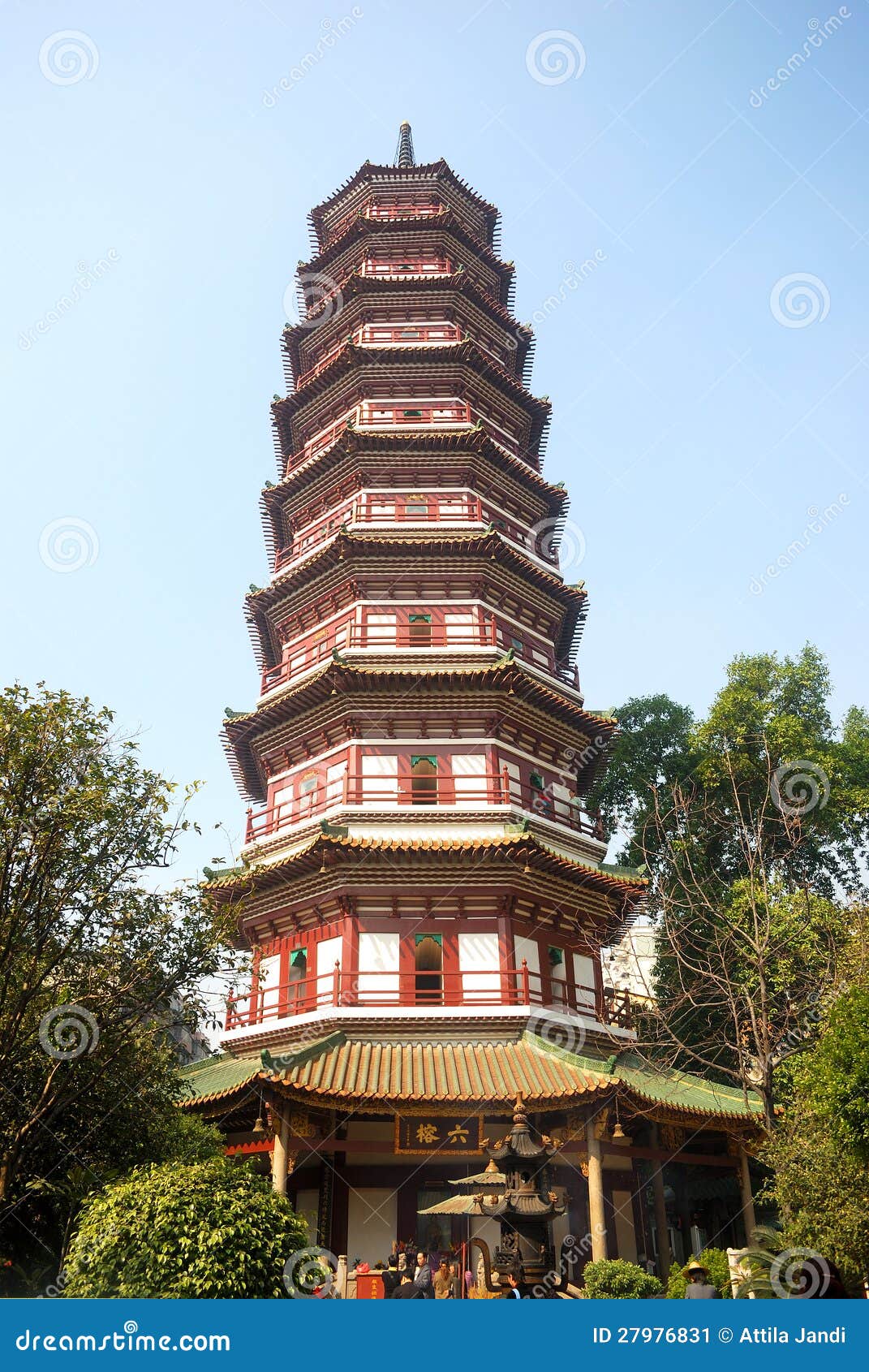 The Buddhist Six Banyan Tree Temple, Guangzhou, China Editorial Photo ...