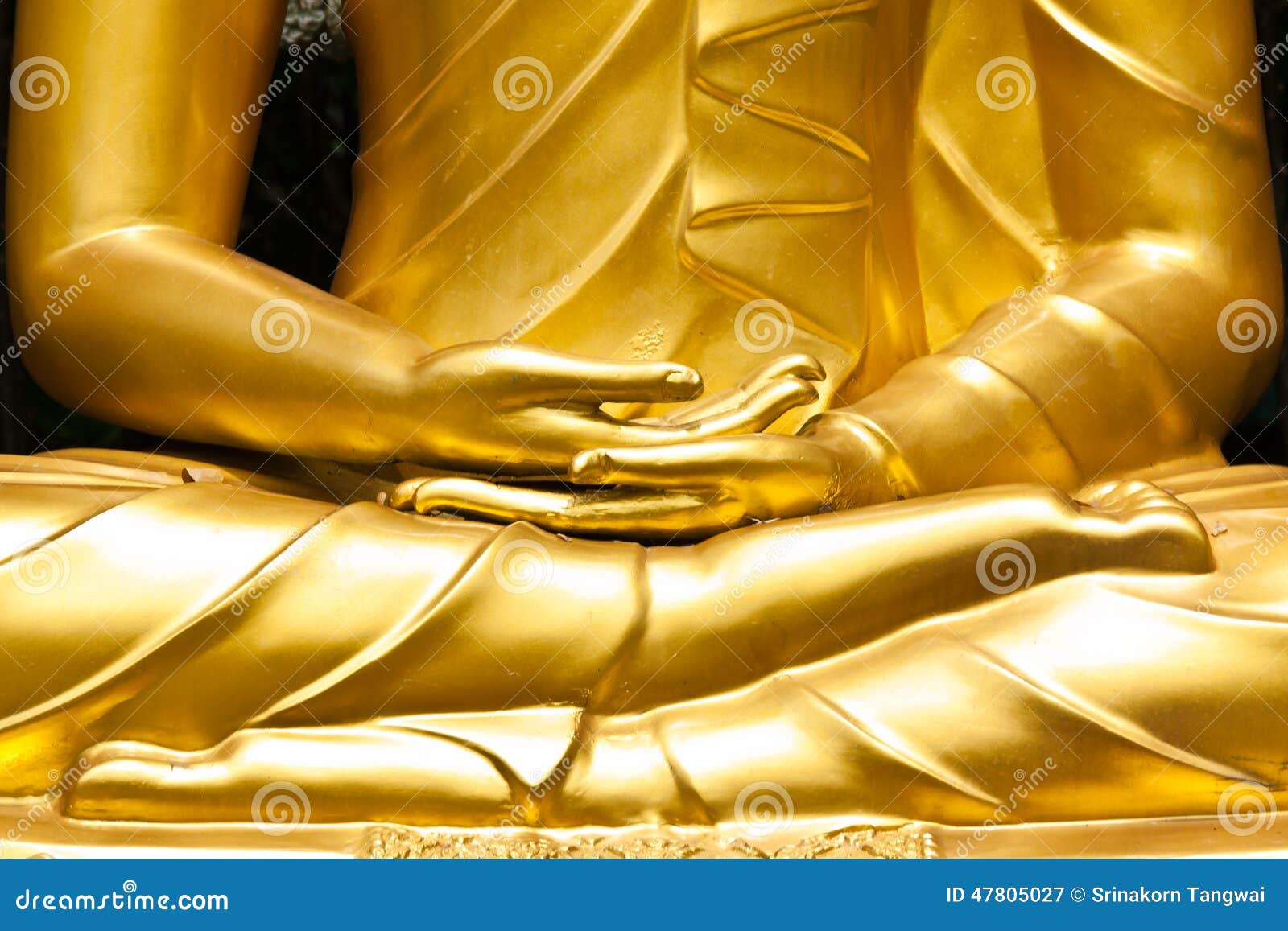 Buddhist statue hands stock image. Image of thai, thailand - 47805027