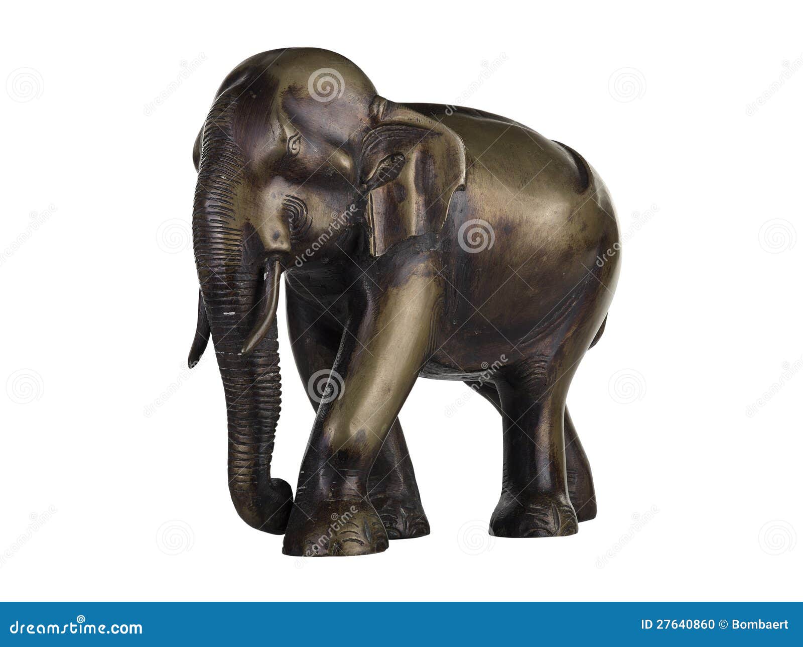 Buddhist Statuette of Elephant Stock Photo - Image of ancient, peace ...