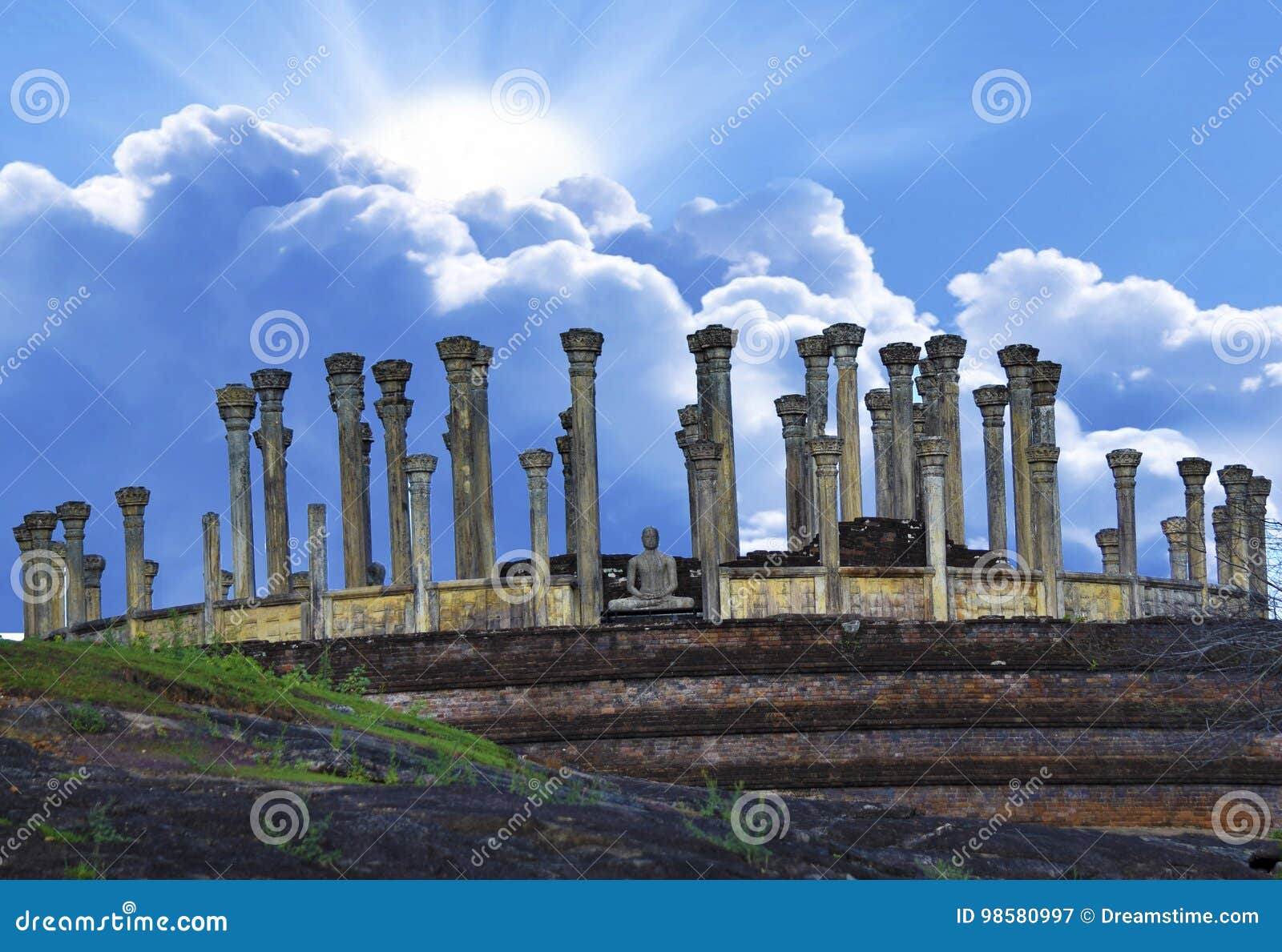Buddhist Structure stock image. Image of built, kings - 98580997