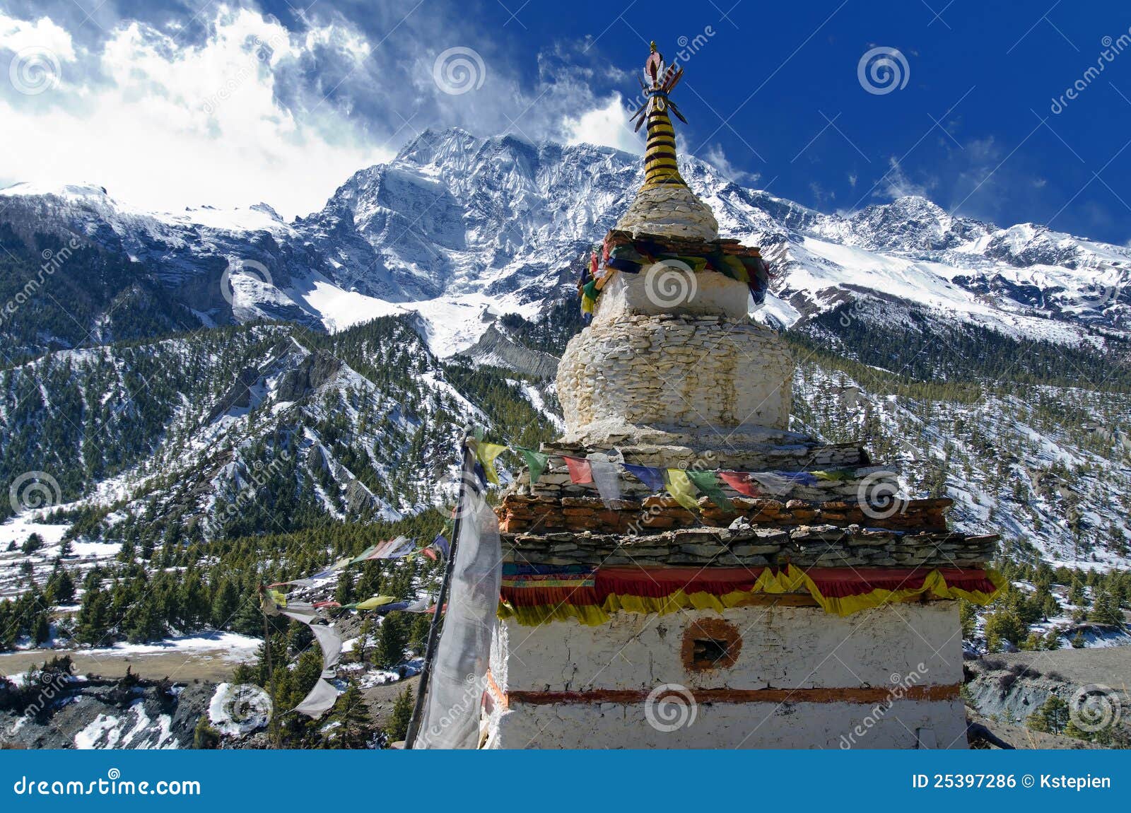 Buddhist Stupa Under Palm Trees, Sri Lanka Royalty-Free Stock ...