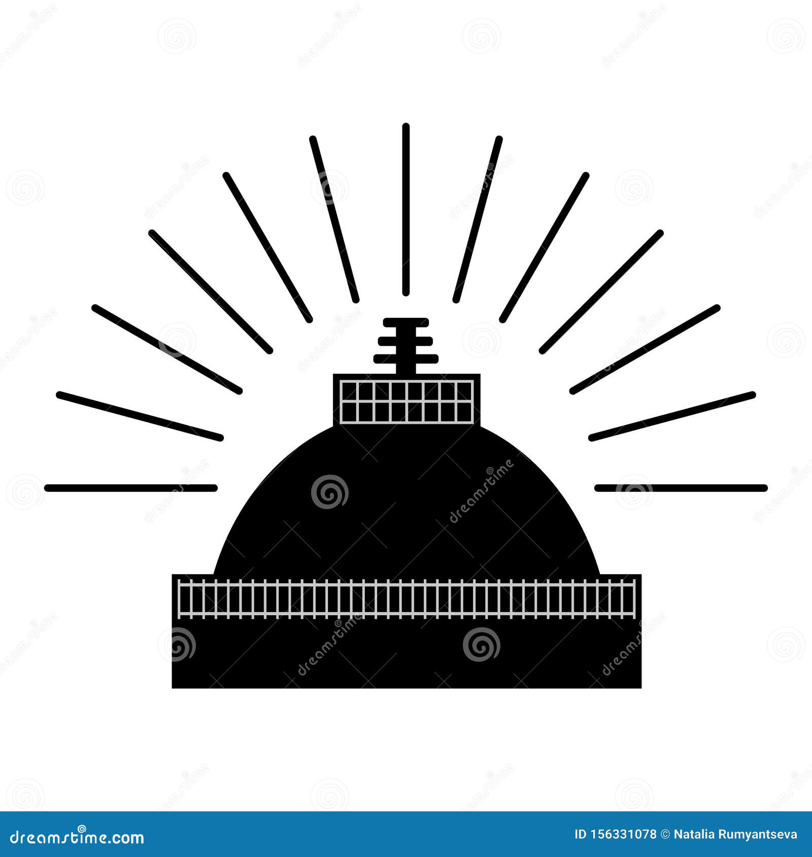 Buddhist Stupa In Karla Caves, Lonavala , Maharashtra , India Vintage ...