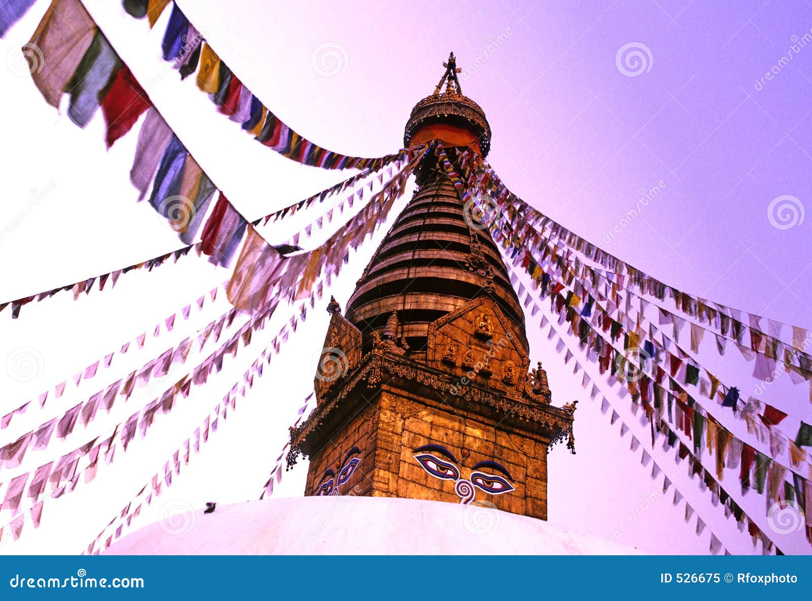 Buddhist Stupa- Kathmandu, Nepal Stock Image - Image of bodnath ...