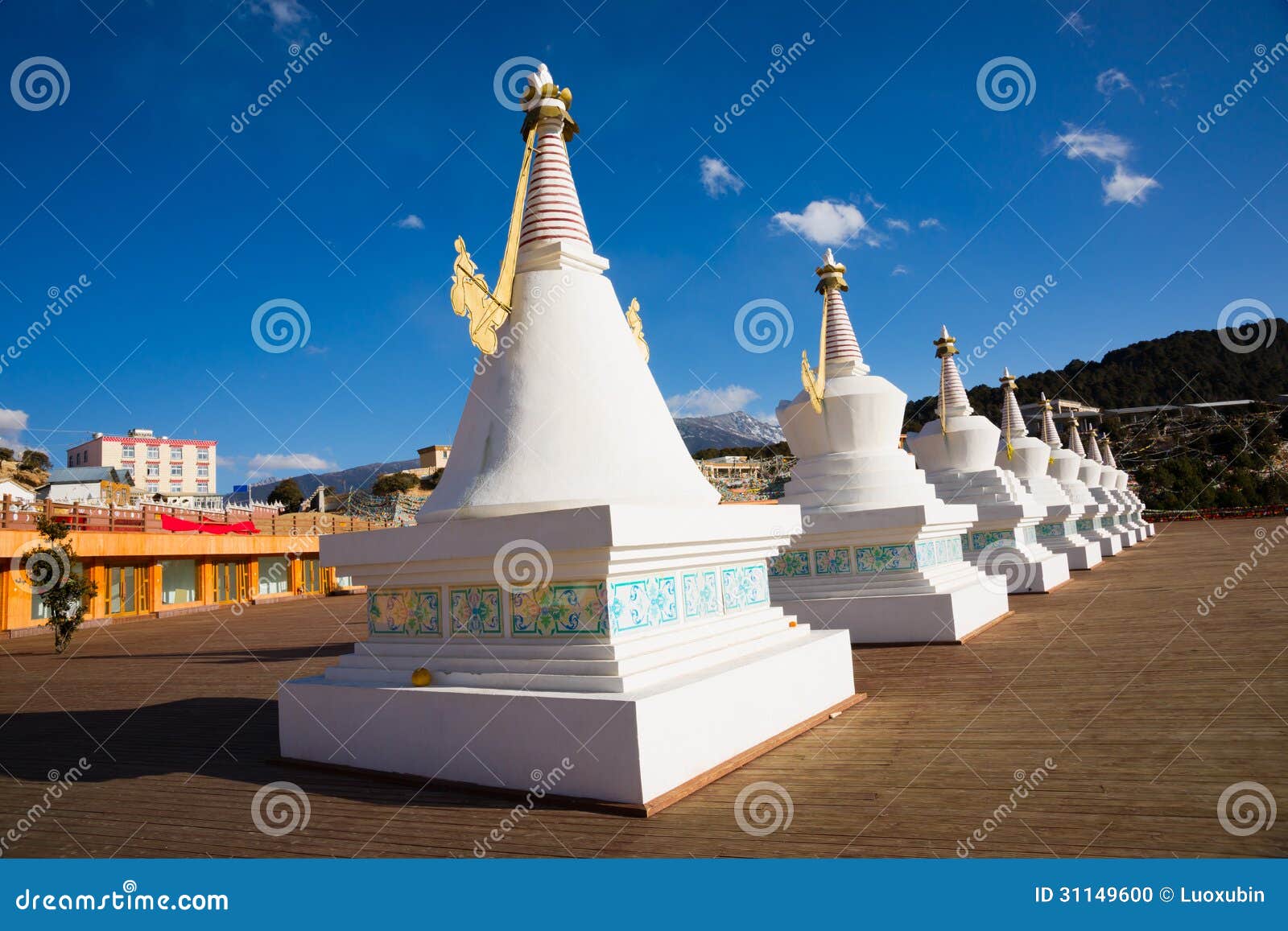 Buddhist stupa stock photo. Image of exterior, structure - 31149600