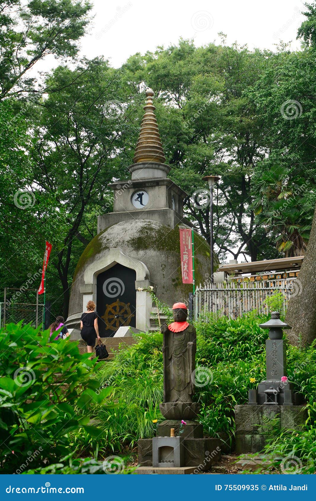 Buddhist Stupa, Tokyo, Japan Editorial Image - Image of architecture ...