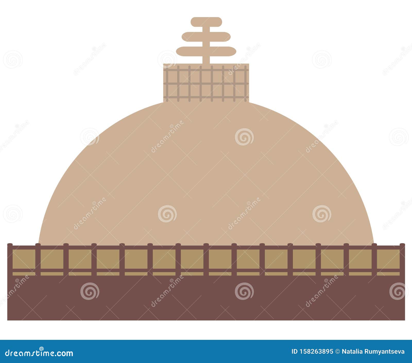 Buddhist Stupa In Karla Caves, Lonavala , Maharashtra , India Vintage ...